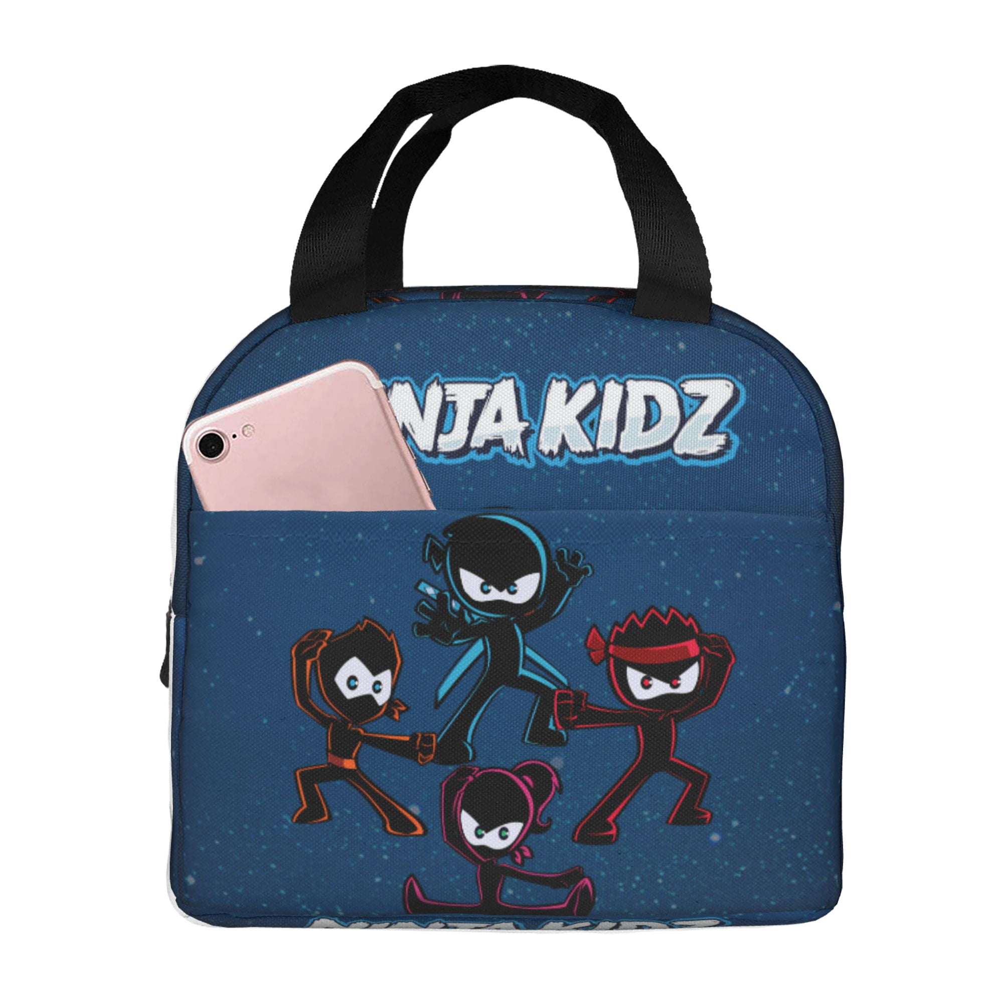 Ninja Kidz Lunch Bag Tote Bag Insulated Lunch Box Picnic Beach Fishing ...