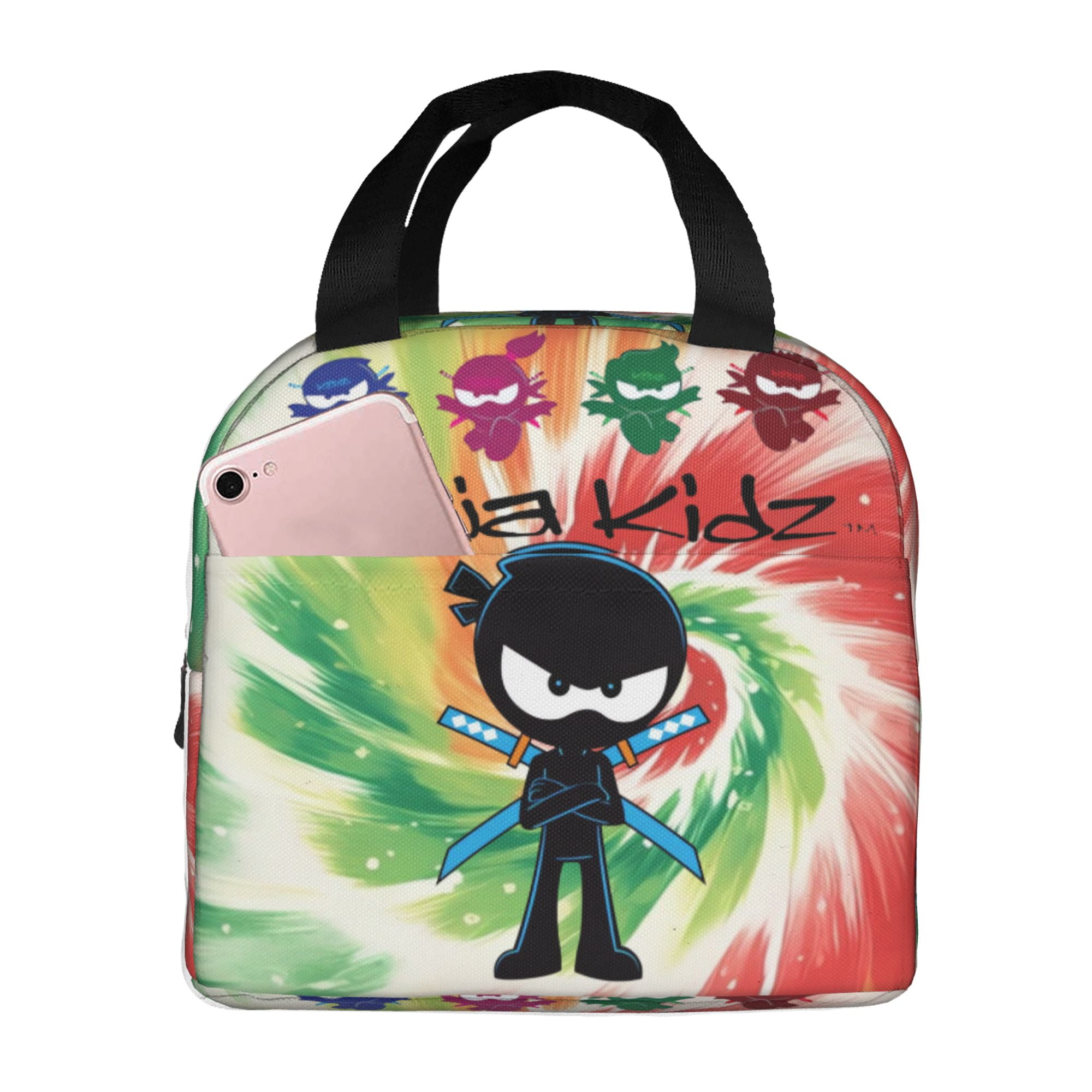 Ninja Kidz Lunch Bag Tote Bag Insulated Lunch Box Picnic Beach Fishing ...