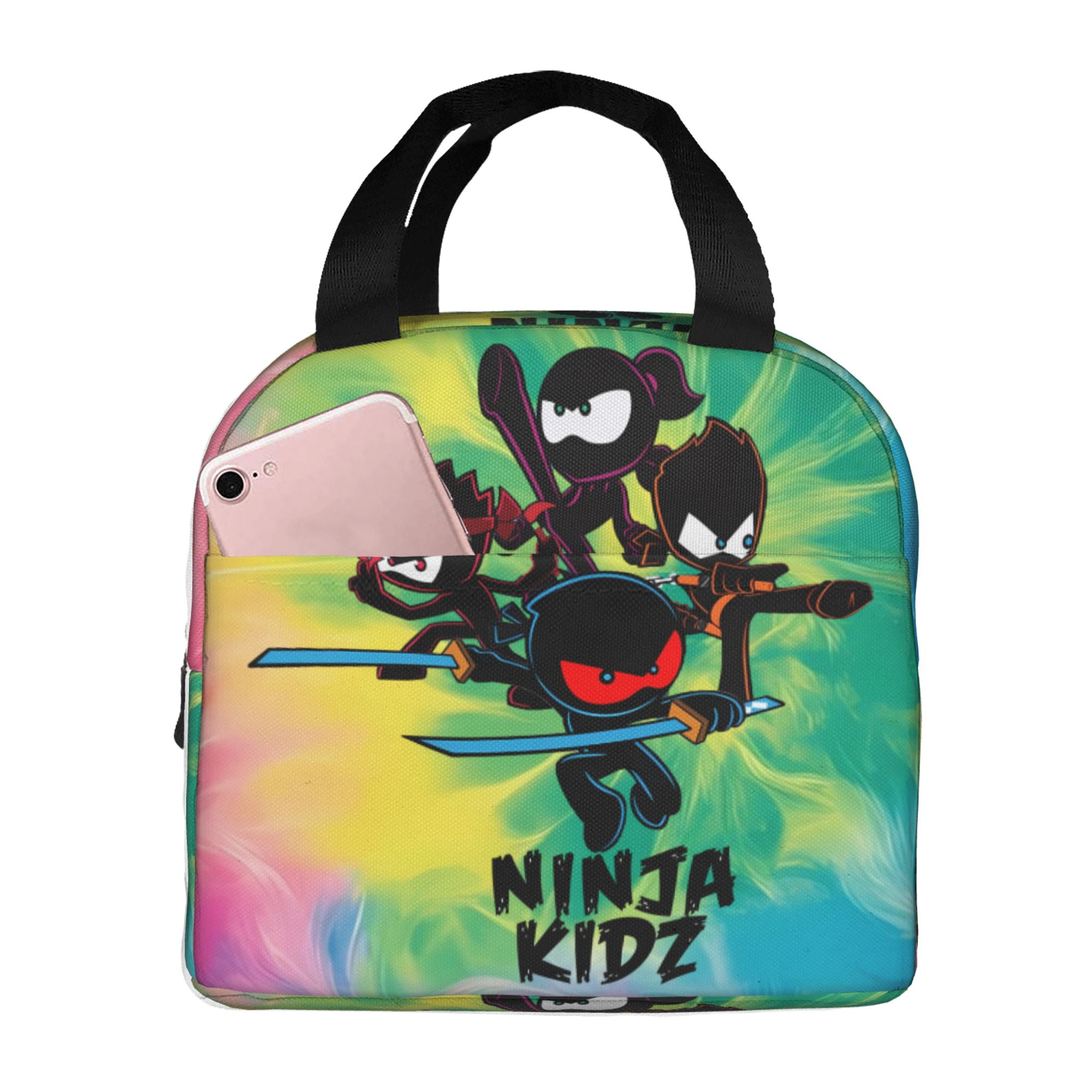 Ninja Kidz Lunch Bag Tote Bag Insulated Lunch Box Picnic Beach Fishing ...