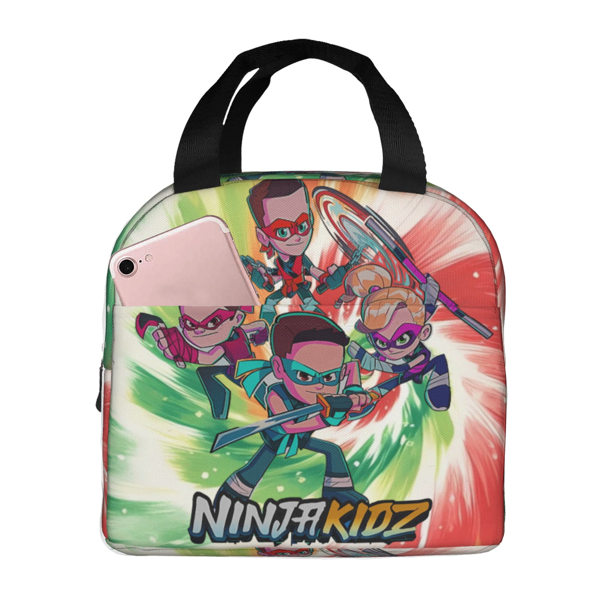 Ninja Kidz Lunch Bag Tote Bag Insulated Lunch Box Picnic Beach Fishing ...