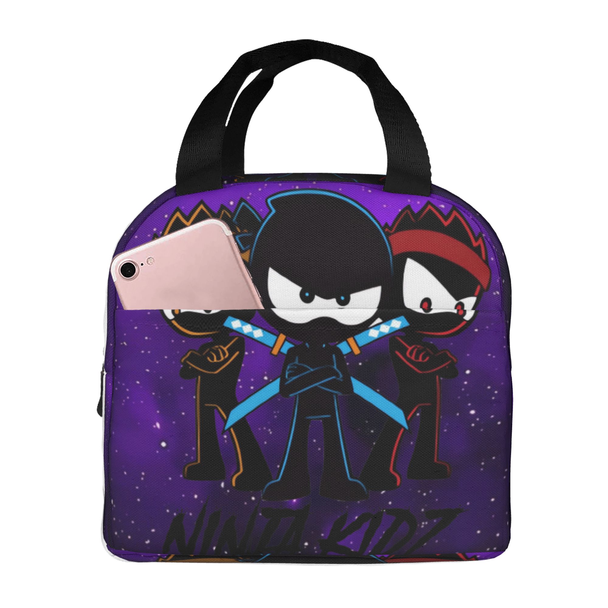 Ninja Kidz Lunch Bag Tote Bag Insulated Lunch Box Picnic Beach Fishing ...