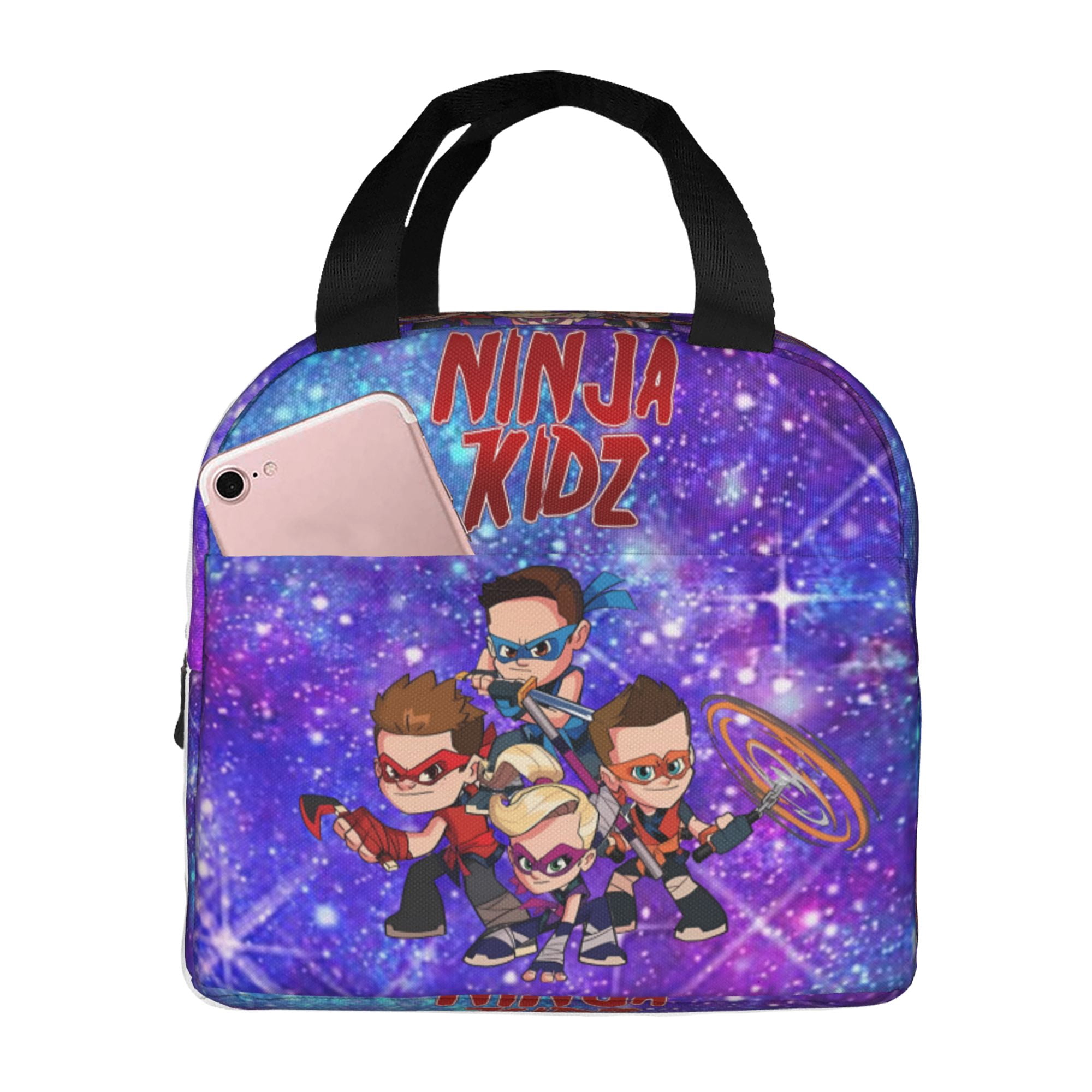 Ninja Kidz Lunch Bag Tote Bag Insulated Lunch Box Picnic Beach Fishing ...