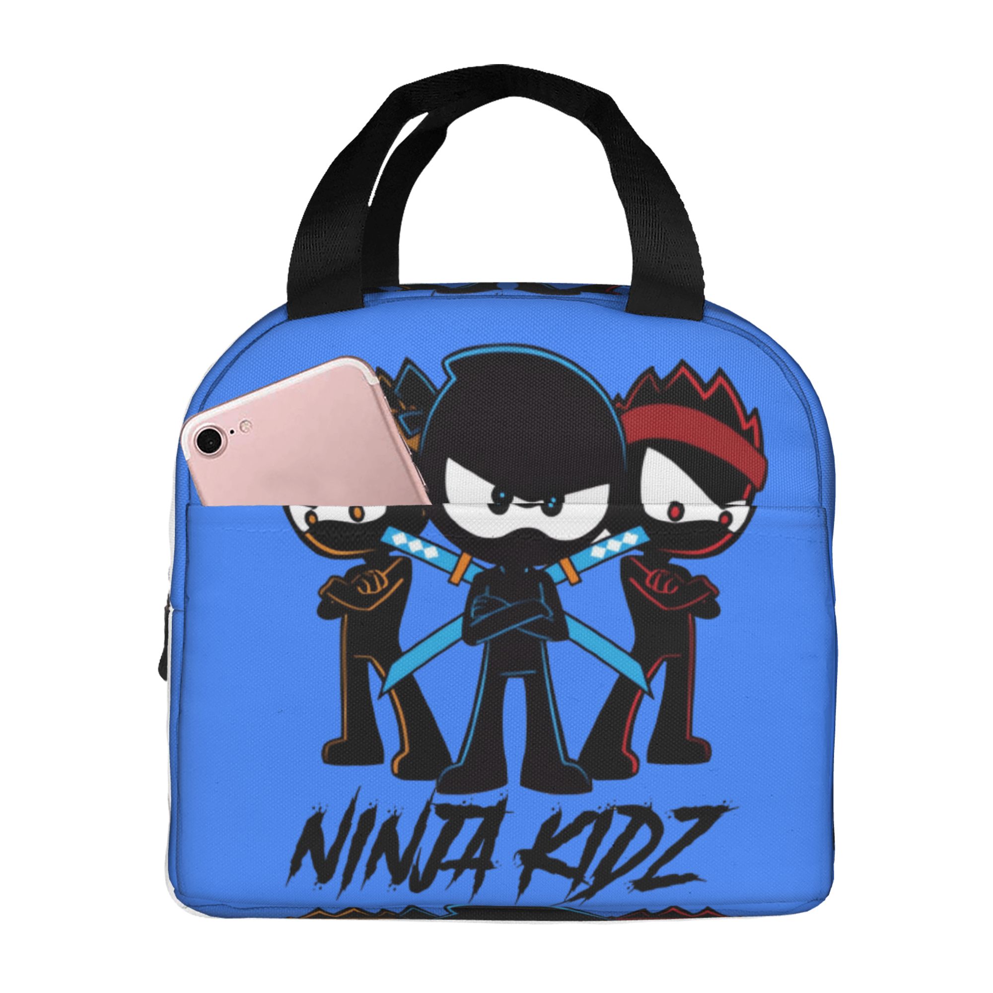 Ninja Kidz Lunch Bag Tote Bag Insulated Lunch Box Picnic Beach Fishing ...