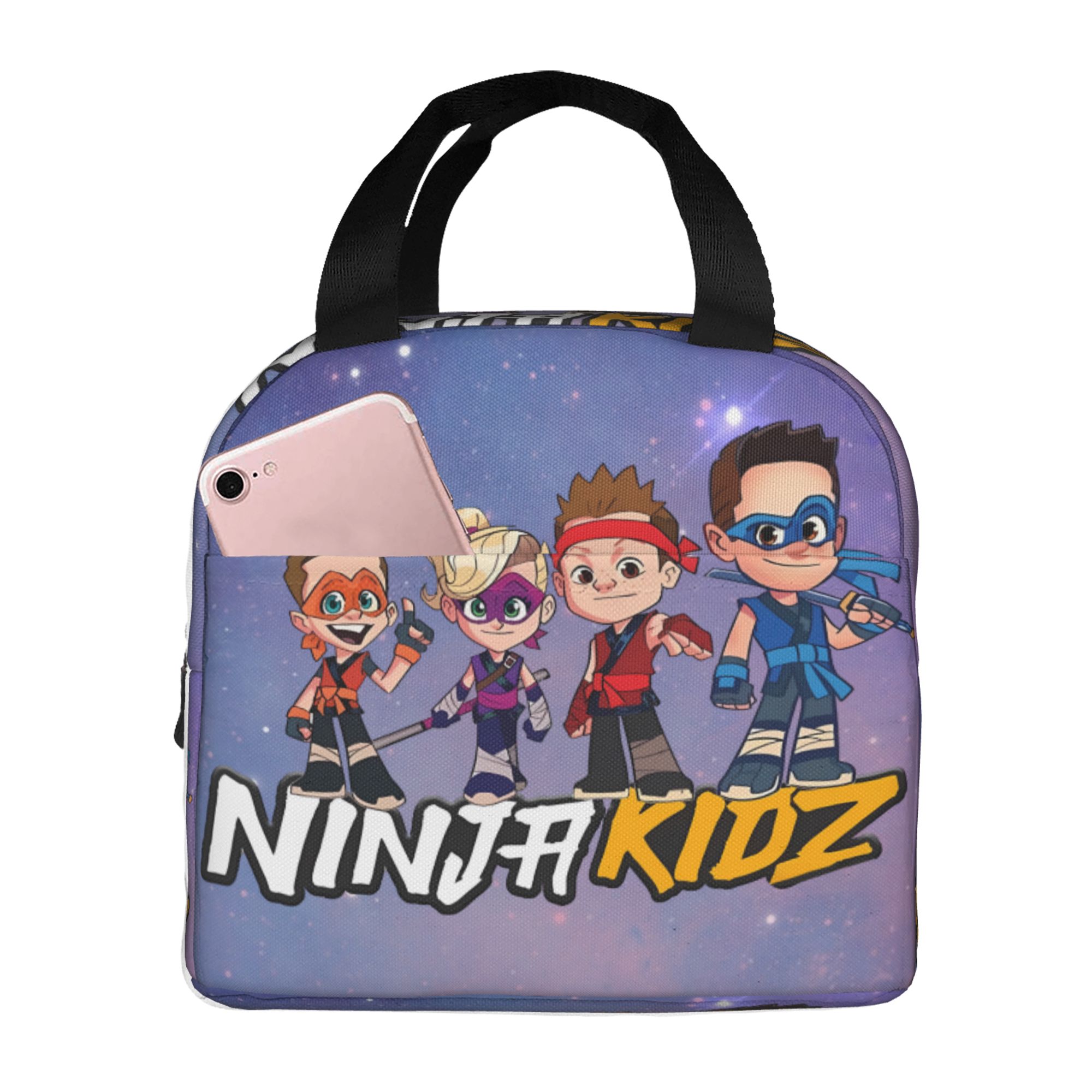 Ninja Kidz Lunch Bag Tote Bag Insulated Lunch Box Picnic Beach Fishing ...