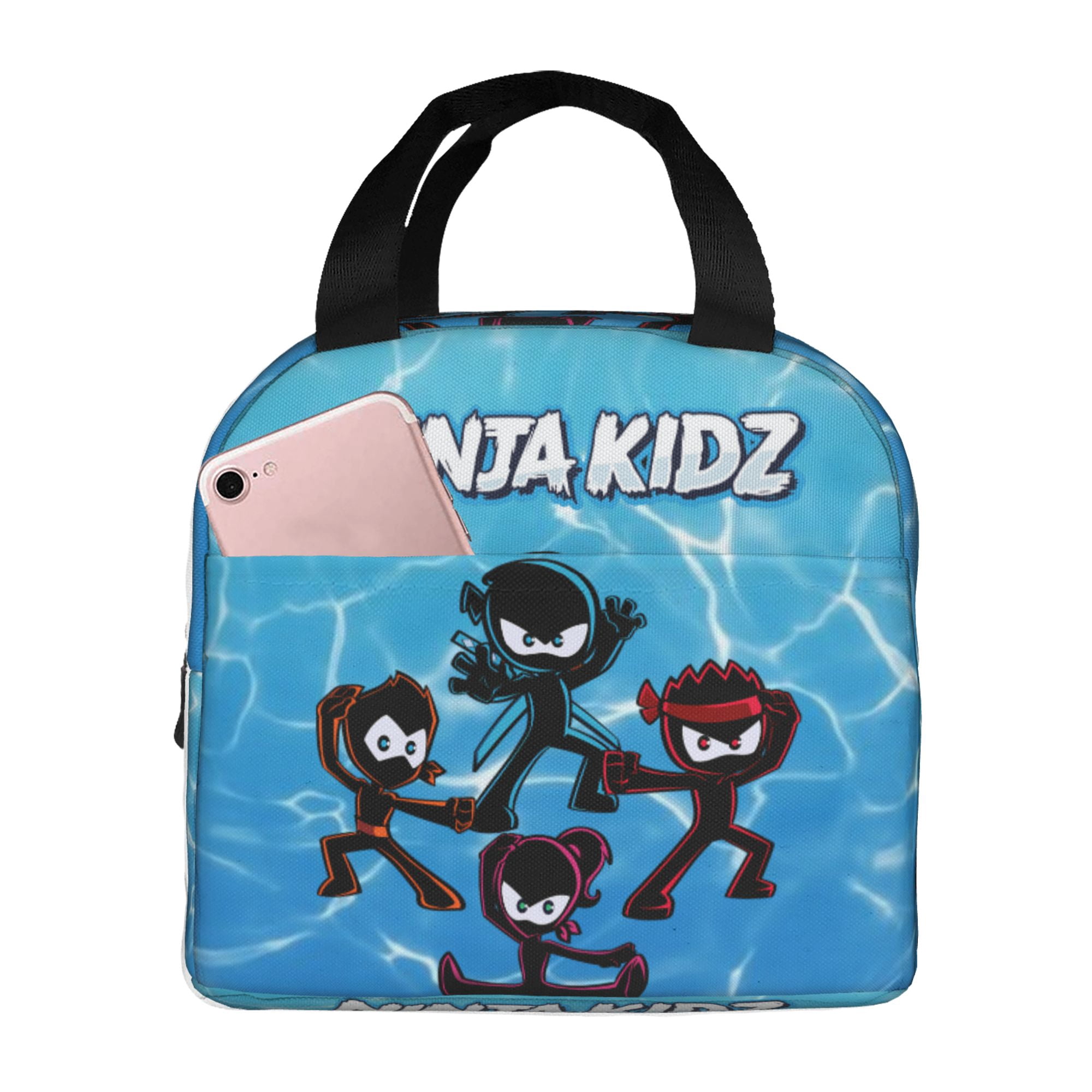 Ninja Kidz Lunch Bag Tote Bag Insulated Lunch Box Picnic Beach Fishing ...