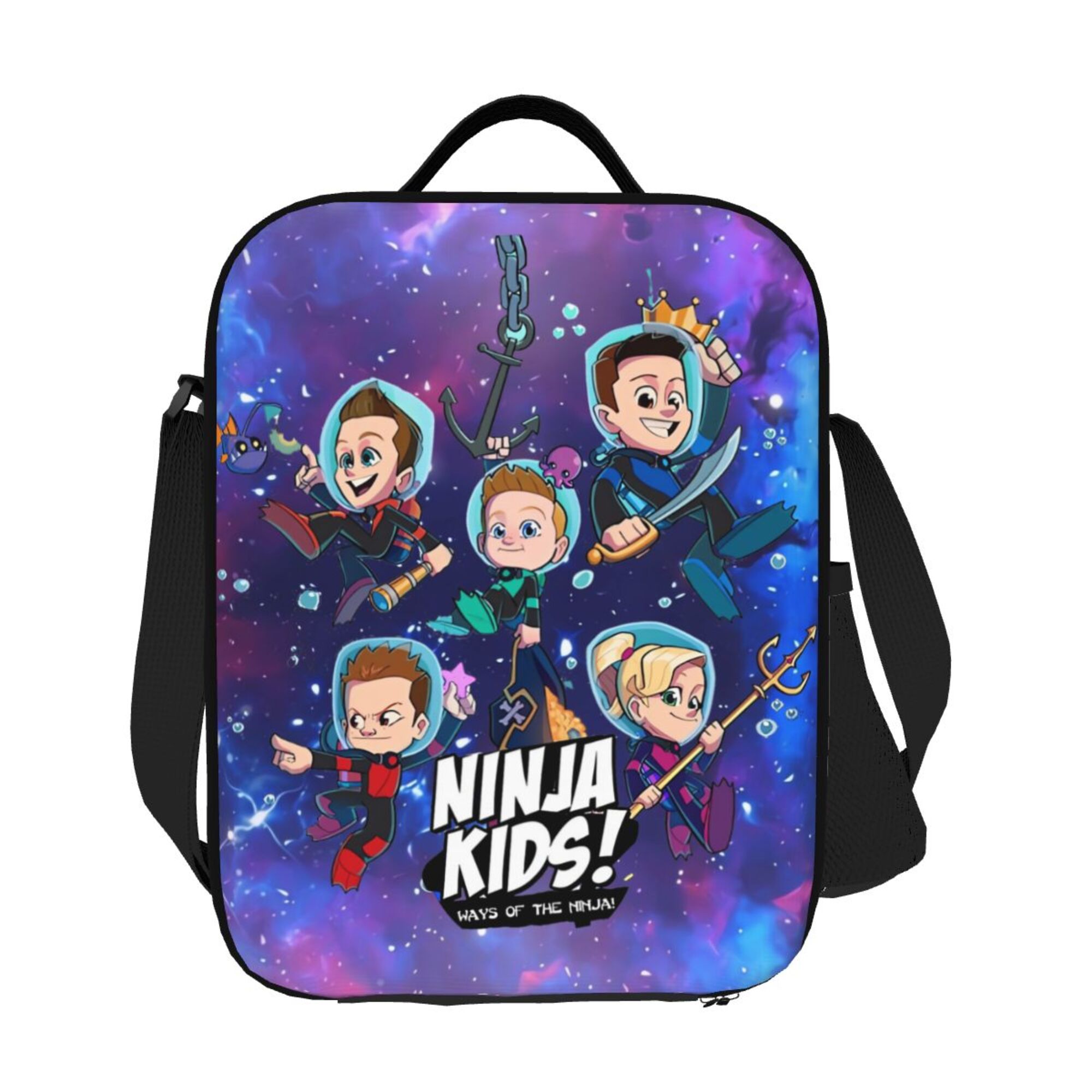 Ninja Kidz Lunch Box Portable Lunch Bag Woman Man Teen Work Office With ...