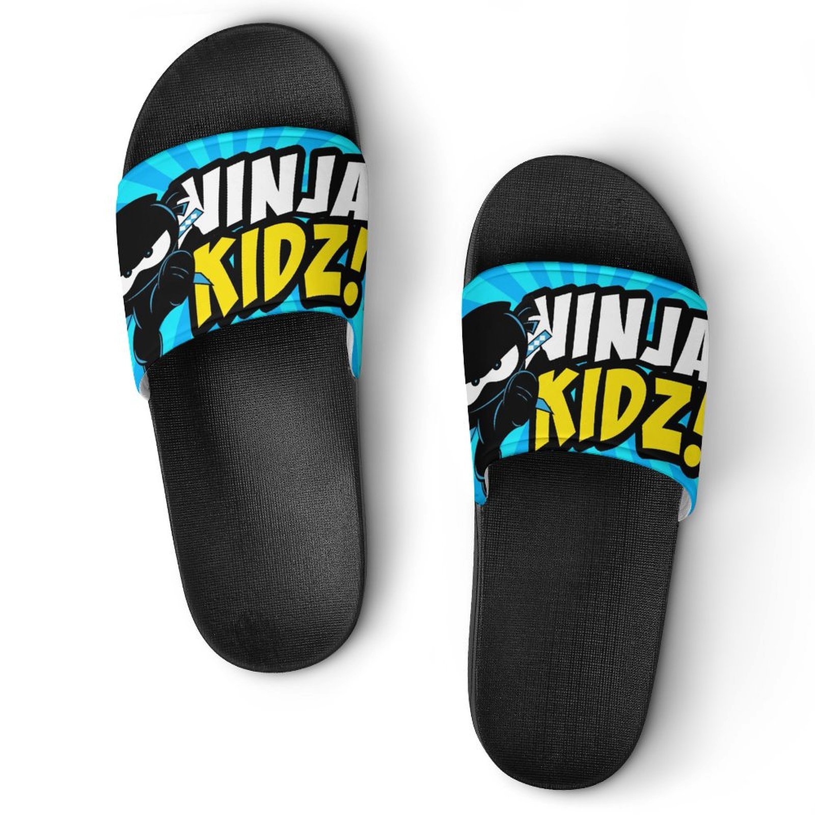 Ninja Kidz Shower Slippers for Women & Men Non-Slip House Shoes Slide ...