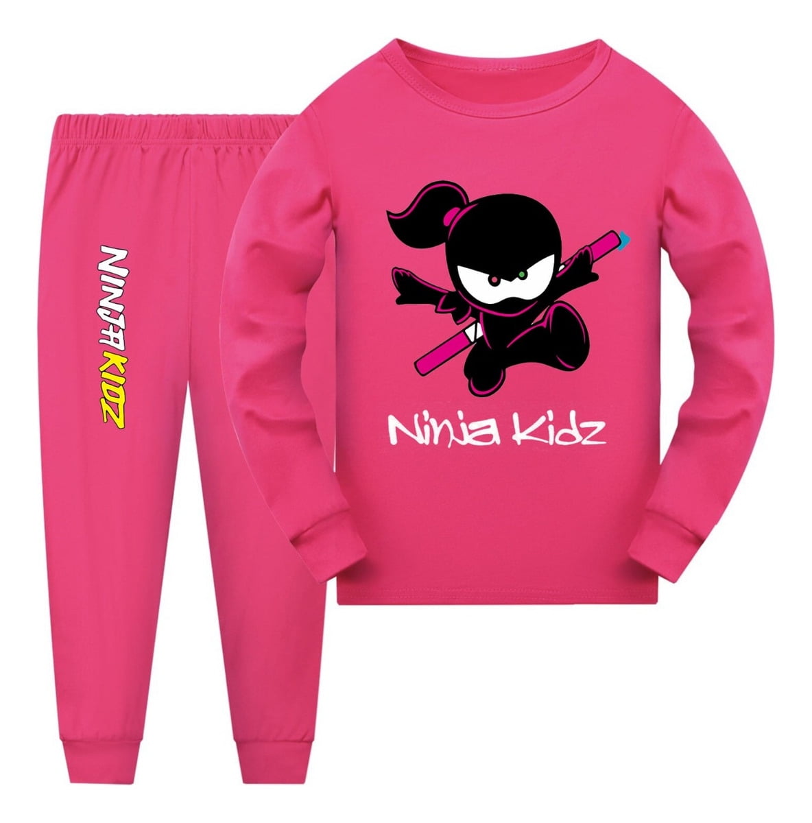 Ninja Kidz Sleep Attire for Boys Girls – Kids Nightwear Set with ...
