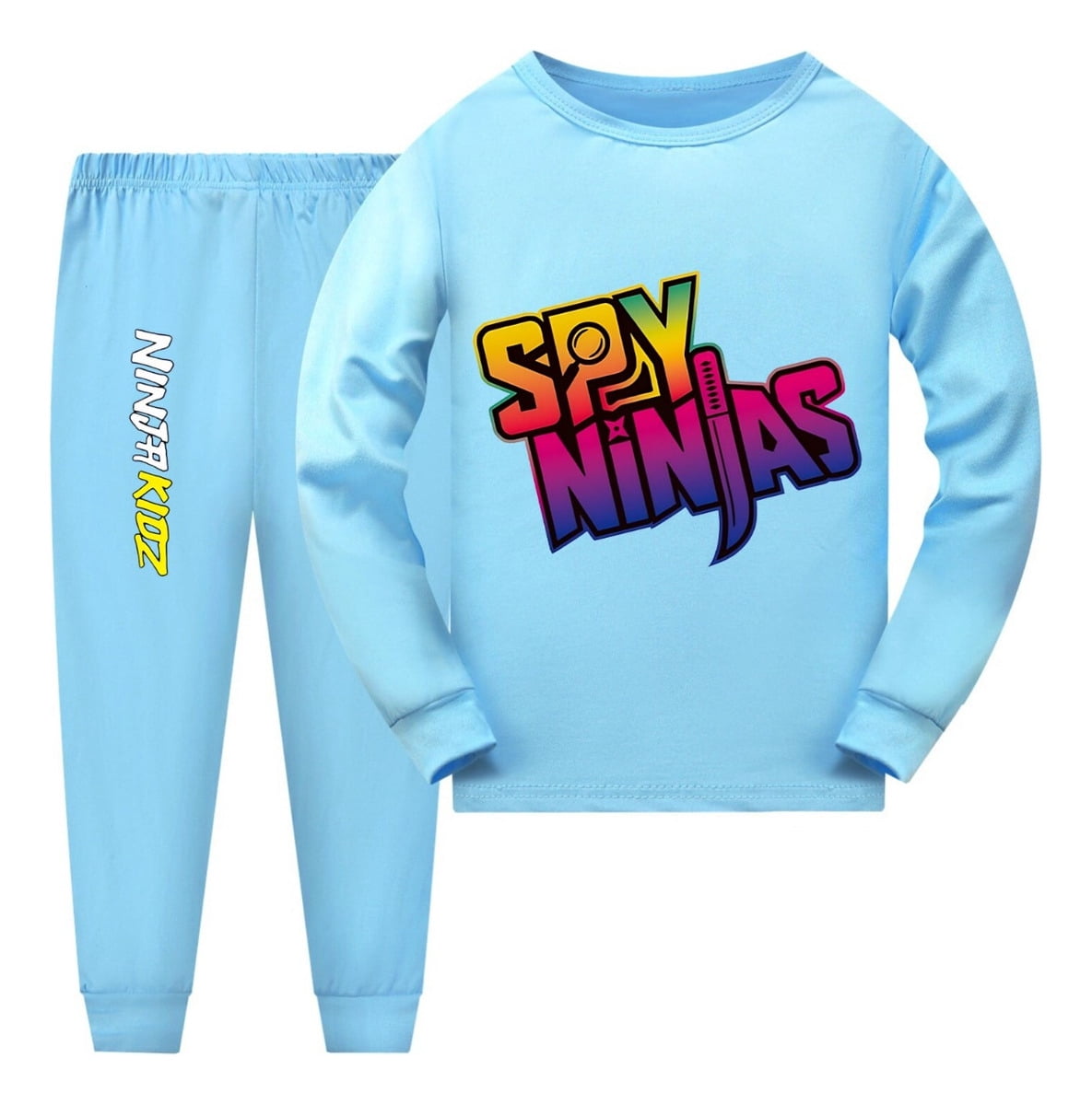 Ninja Kidz Sleepwear for Children – Boys Girls Loungewear Set – Cartoon ...