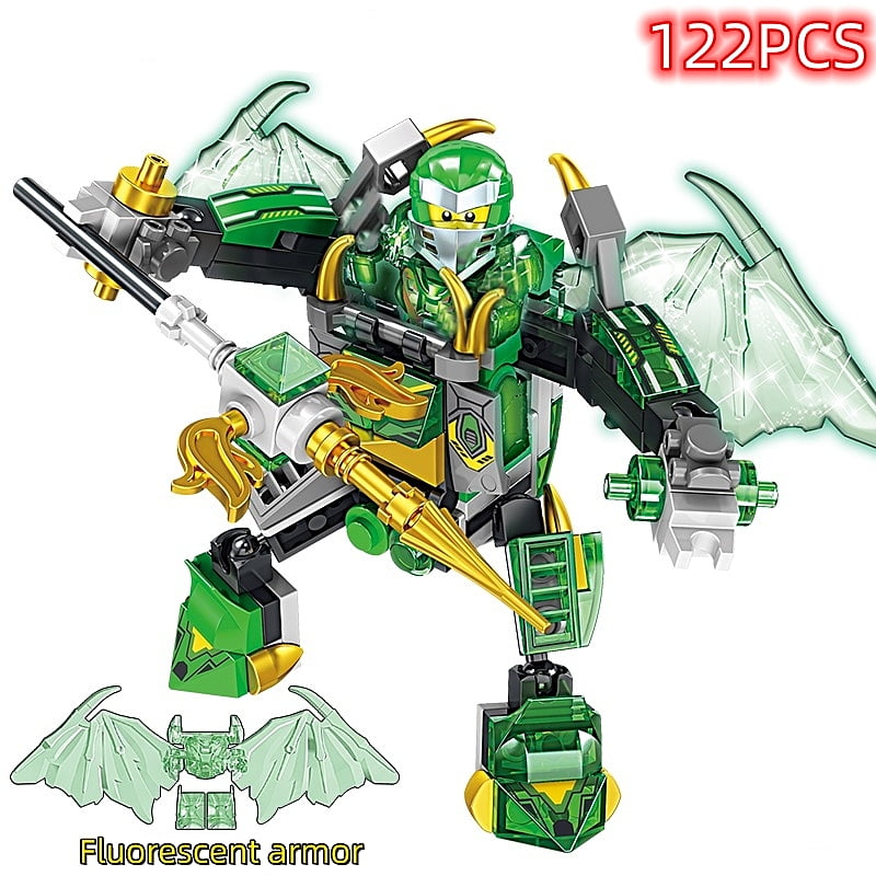 Ninja Lloyd Assemble War Armor Mech Mini Model Action Figures Building ...