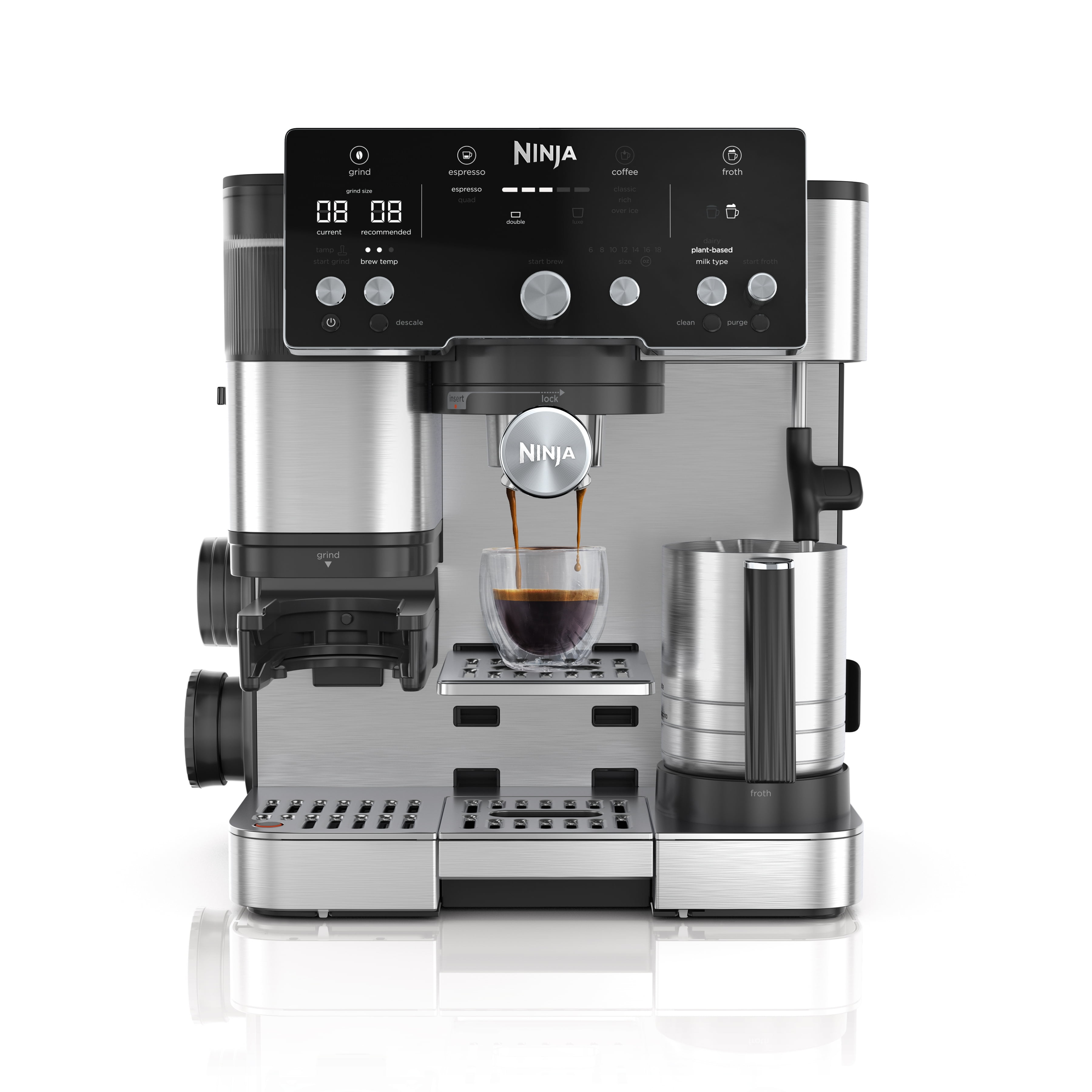 Ninja Luxe Cafe Essential Series, Espresso Machine & Drip Coffee Maker ...