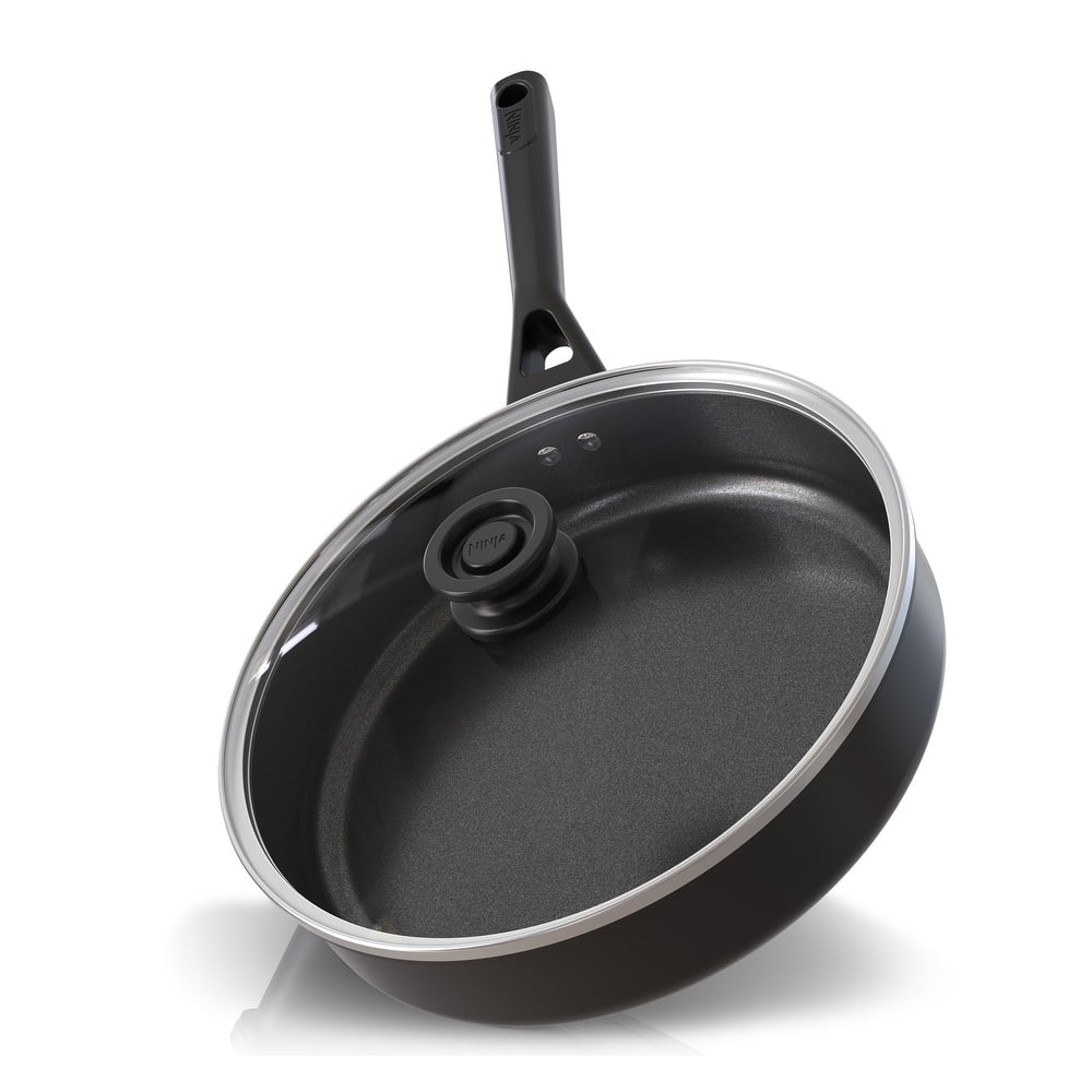 Ninja NeverStick Select Cookware - 3 Quart Saute Pan, Black - Walmart.com