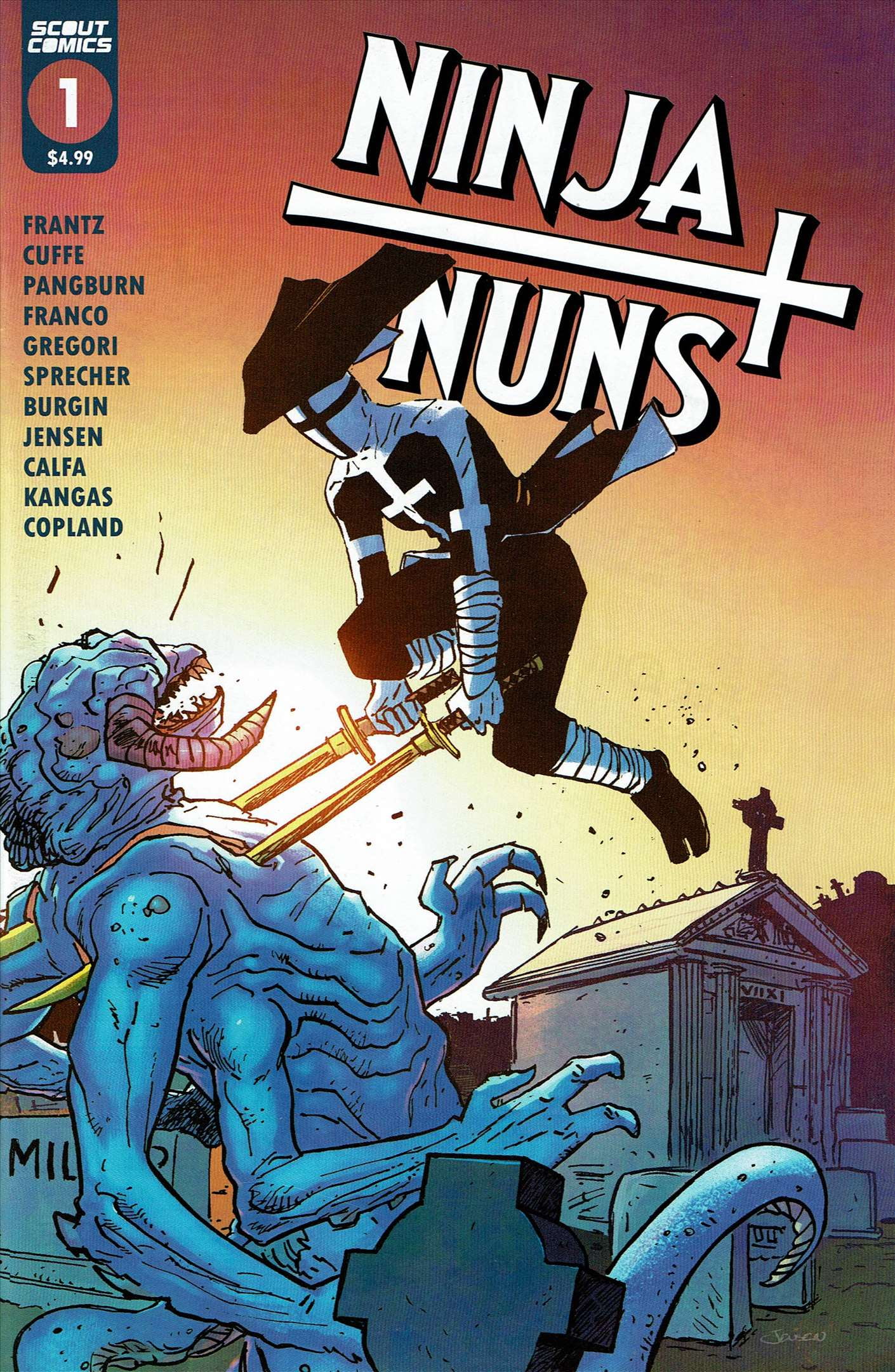 Ninja Nuns #1 VF ; Scout Comic Book - Walmart.com