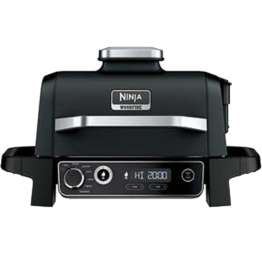 Ninja OG705CO Woodfired Electric BBQ Outdoor Grill and Smoker Black ...