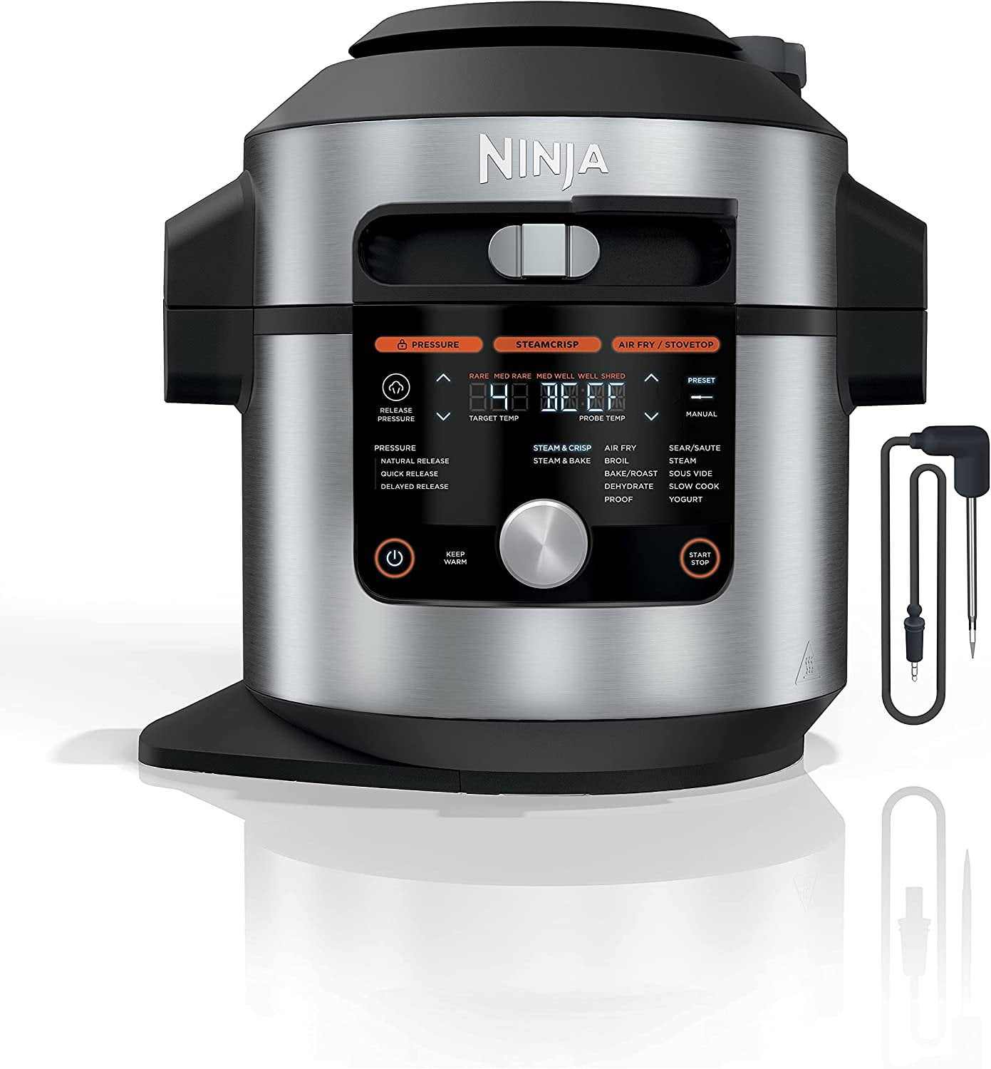 Ninja Foodi 14-in-1 SMART XL 8 Qt. Pressure Cooker, Steam Fryer with ...