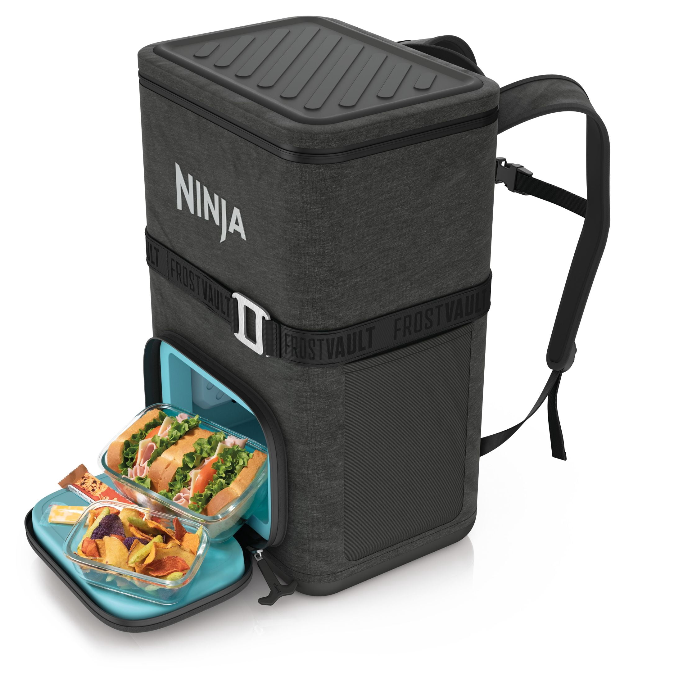 Ninja, Soft Cooler Backpack, FF136CG, Charcoal Gray - Walmart.com