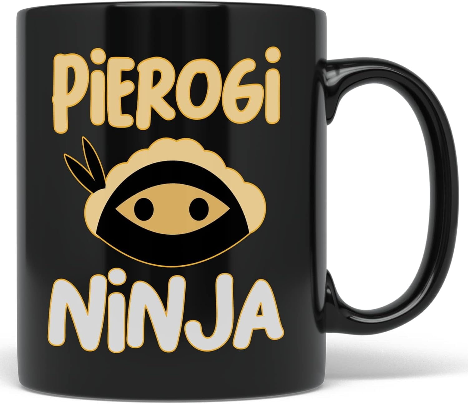 Ninja Polish Pierogi Coffee Mug (11 oz, Black)Ceramic mugs, mugs with ...