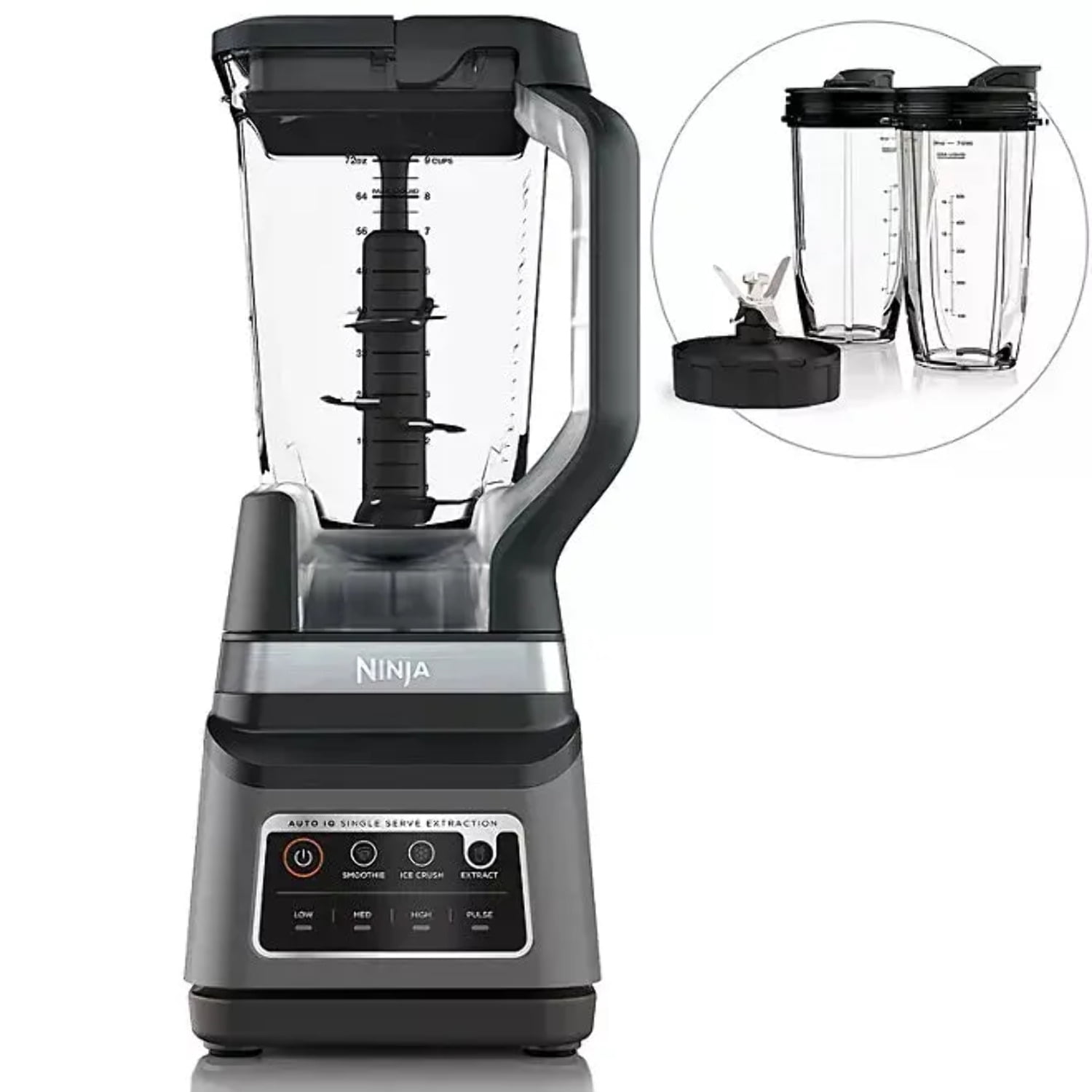 Ninja Professional Plus Blender DUO with Auto-iQ-DB751A - Walmart.com