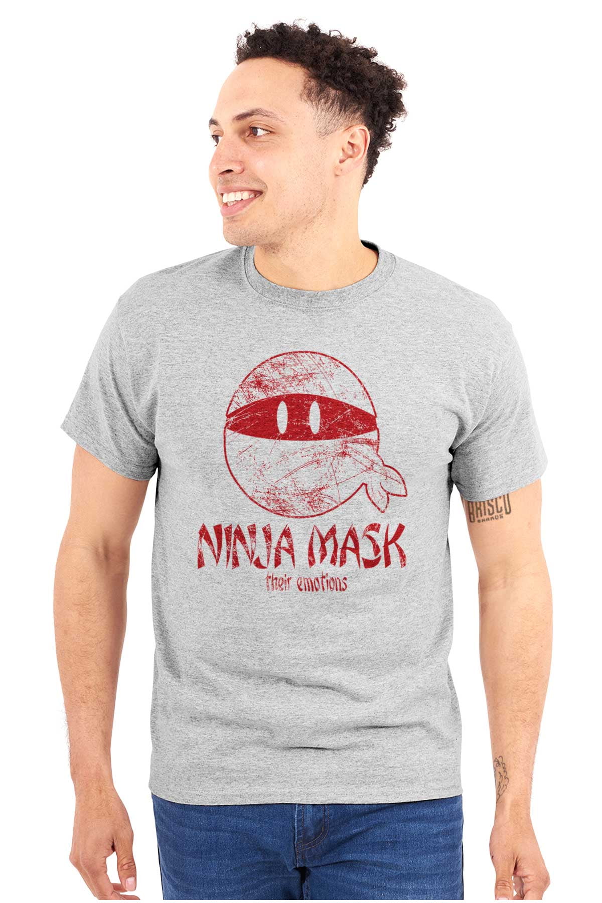 Ninja Samurai Japan Sneaky Stealthy Men's Graphic T Shirt Tees Brisco ...