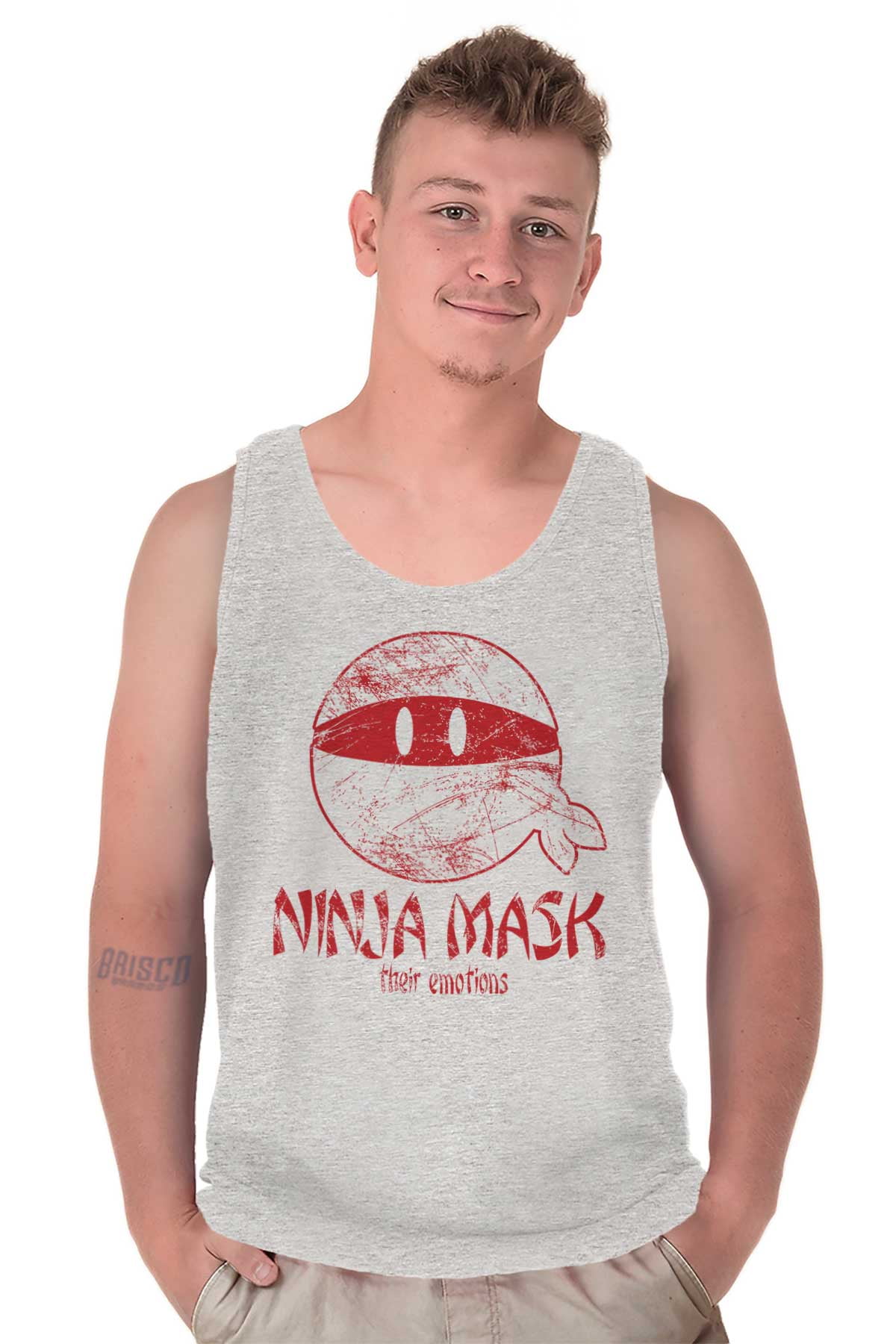 Ninja Samurai Japan Sneaky Stealthy Tank Top T Shirts Men Women Brisco ...