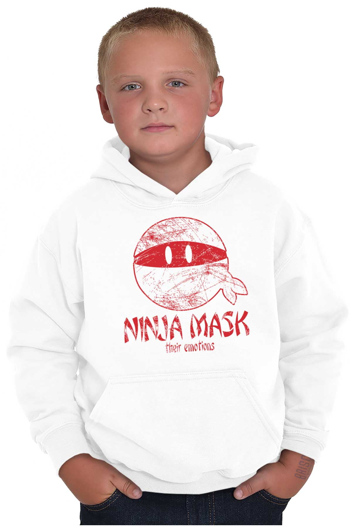 Ninja Samurai Japan Sneaky Stealthy Youth Hoodie Boy Girl Teen Brisco ...