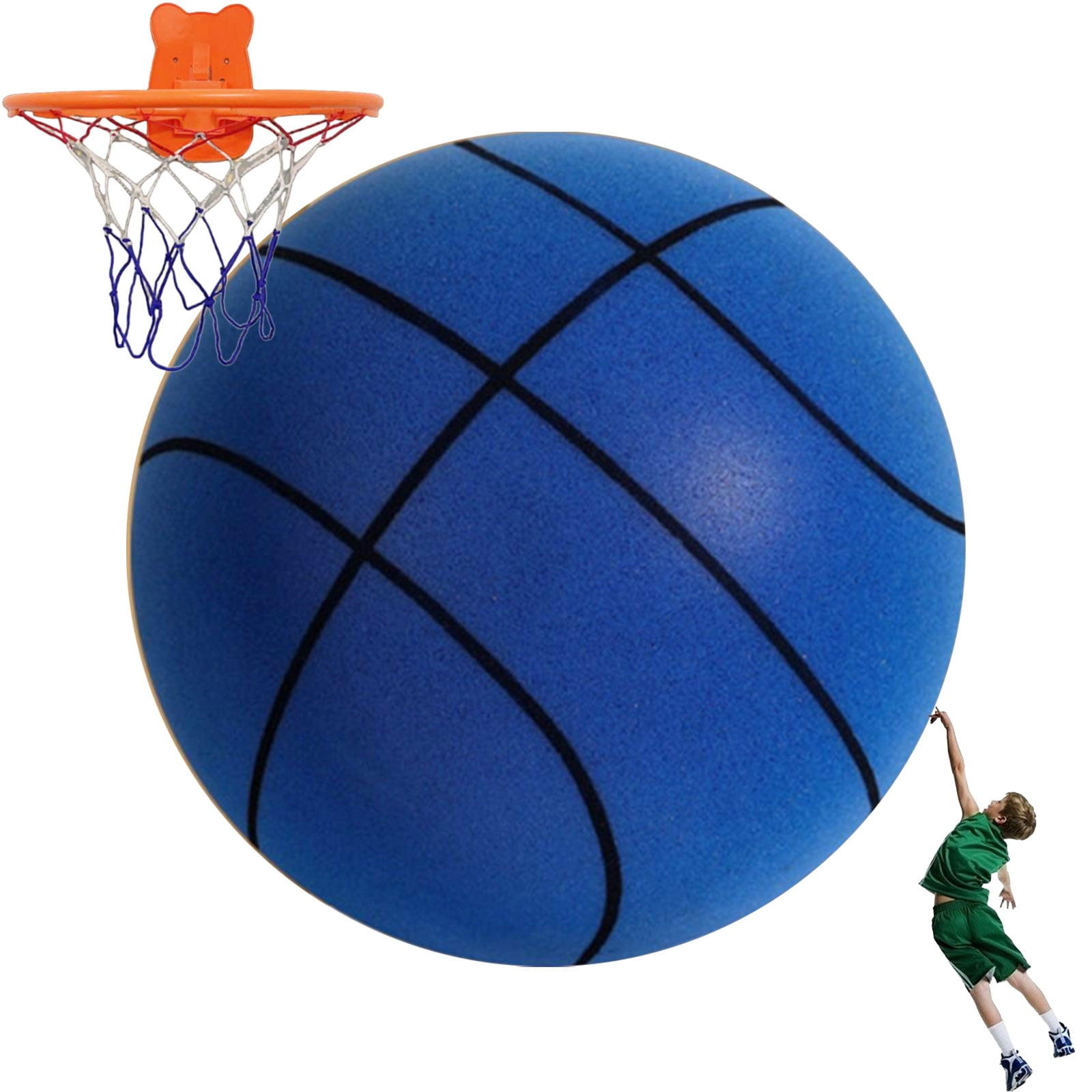 Ninja Silent Basketball- Soft Foam Indoor Basketball Soundless ...
