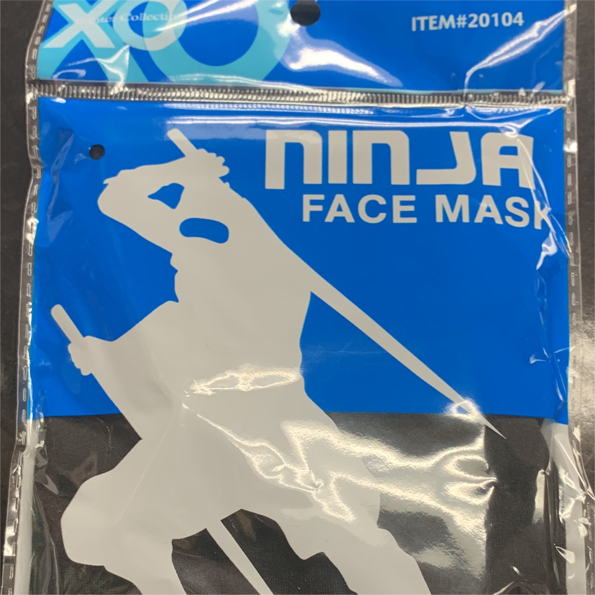 Ninja Stealth Face Ski Mask One Hole Hood Black - Walmart.com