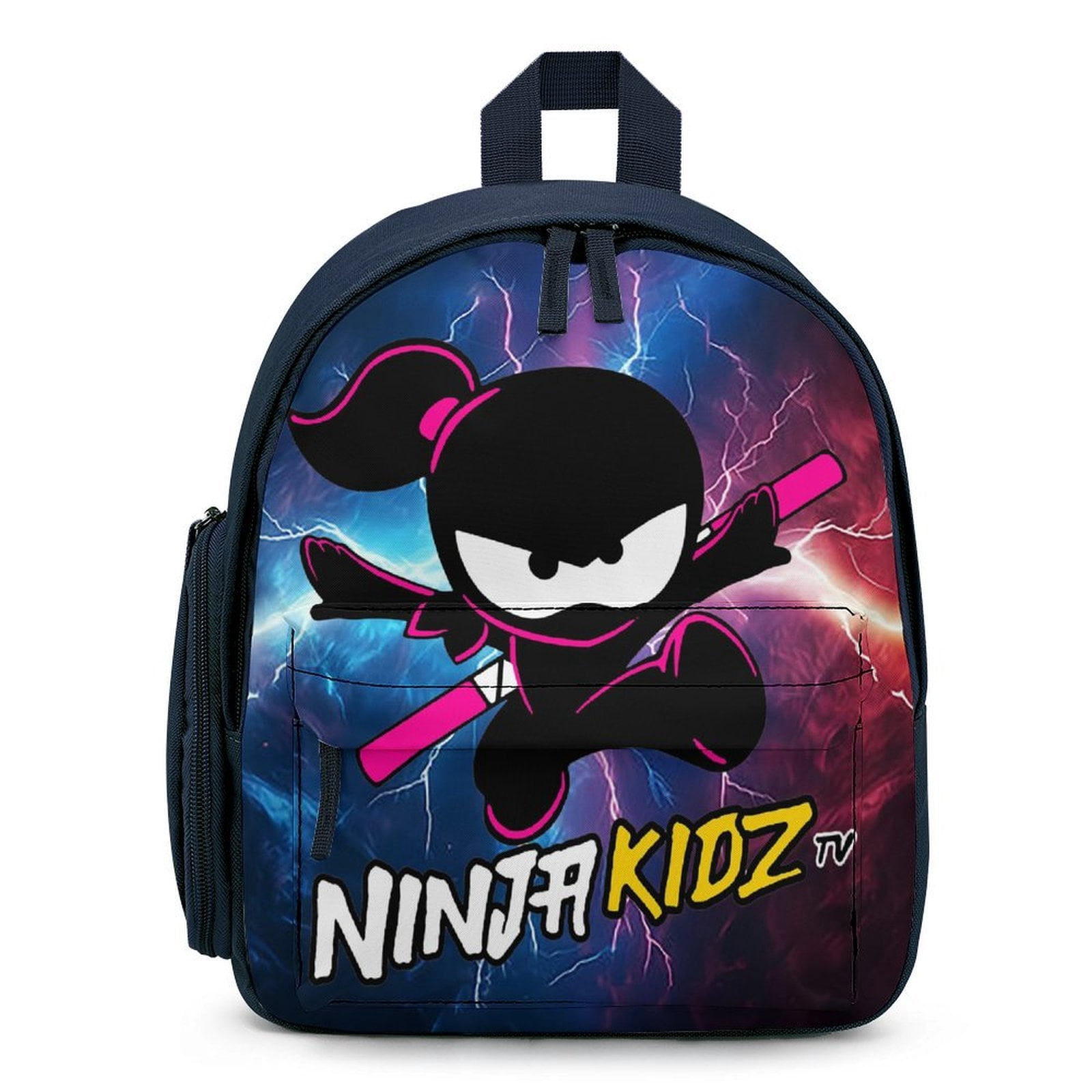 Ninja TV Kidz Lightweight Backpack Shoulder Bags Small Bookbag Daypack ...