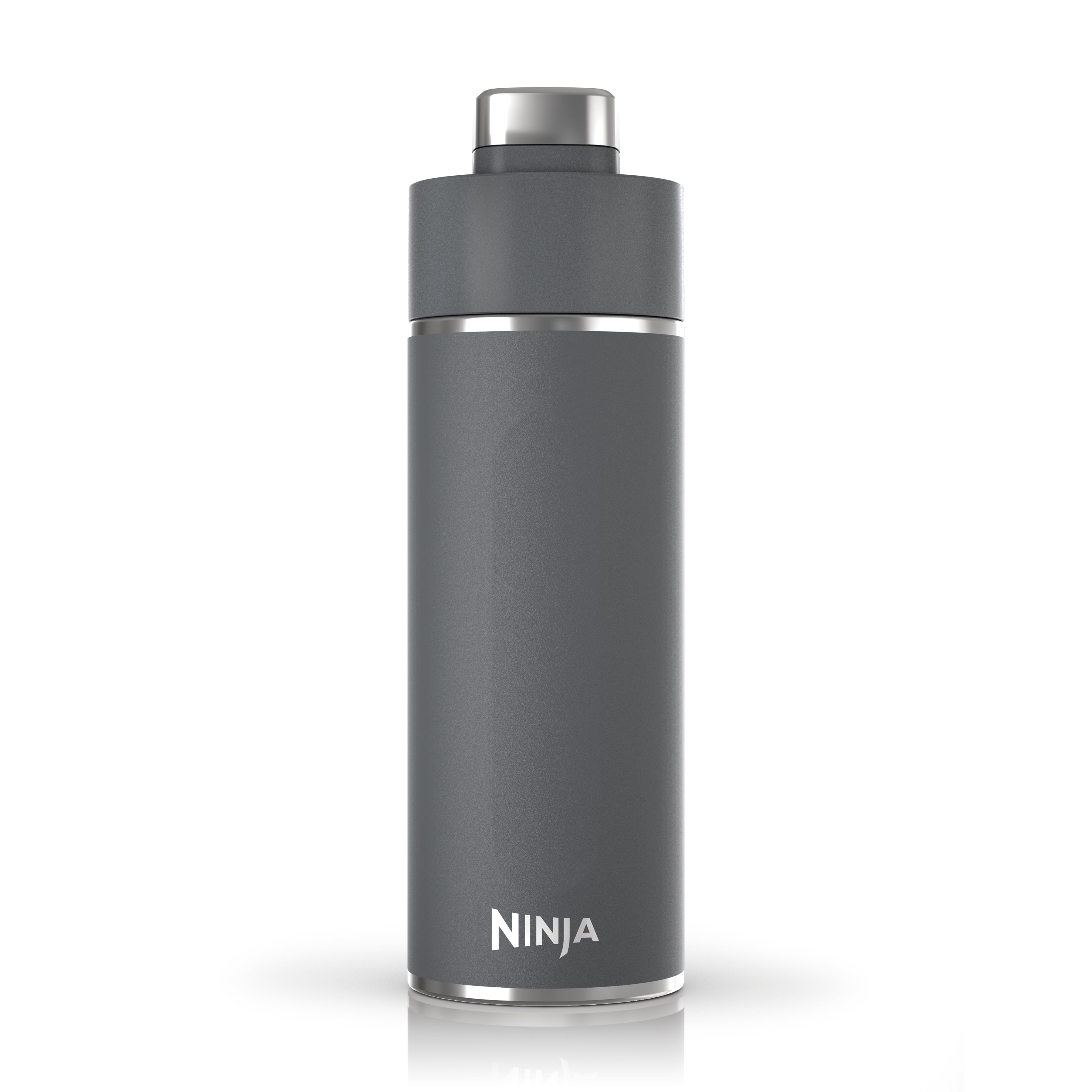 Ninja Thirsti 18oz Travel Water Bottle, Stainless Steel, Leak Proof, 24 ...
