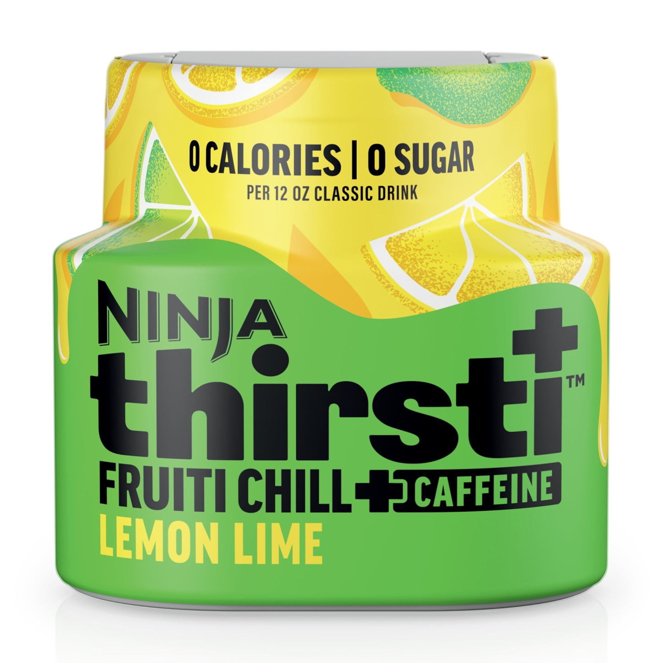 Ninja Thirsti FRUITI CHILL + CAFFEINE Lemon Lime Flavored Liquid Water ...