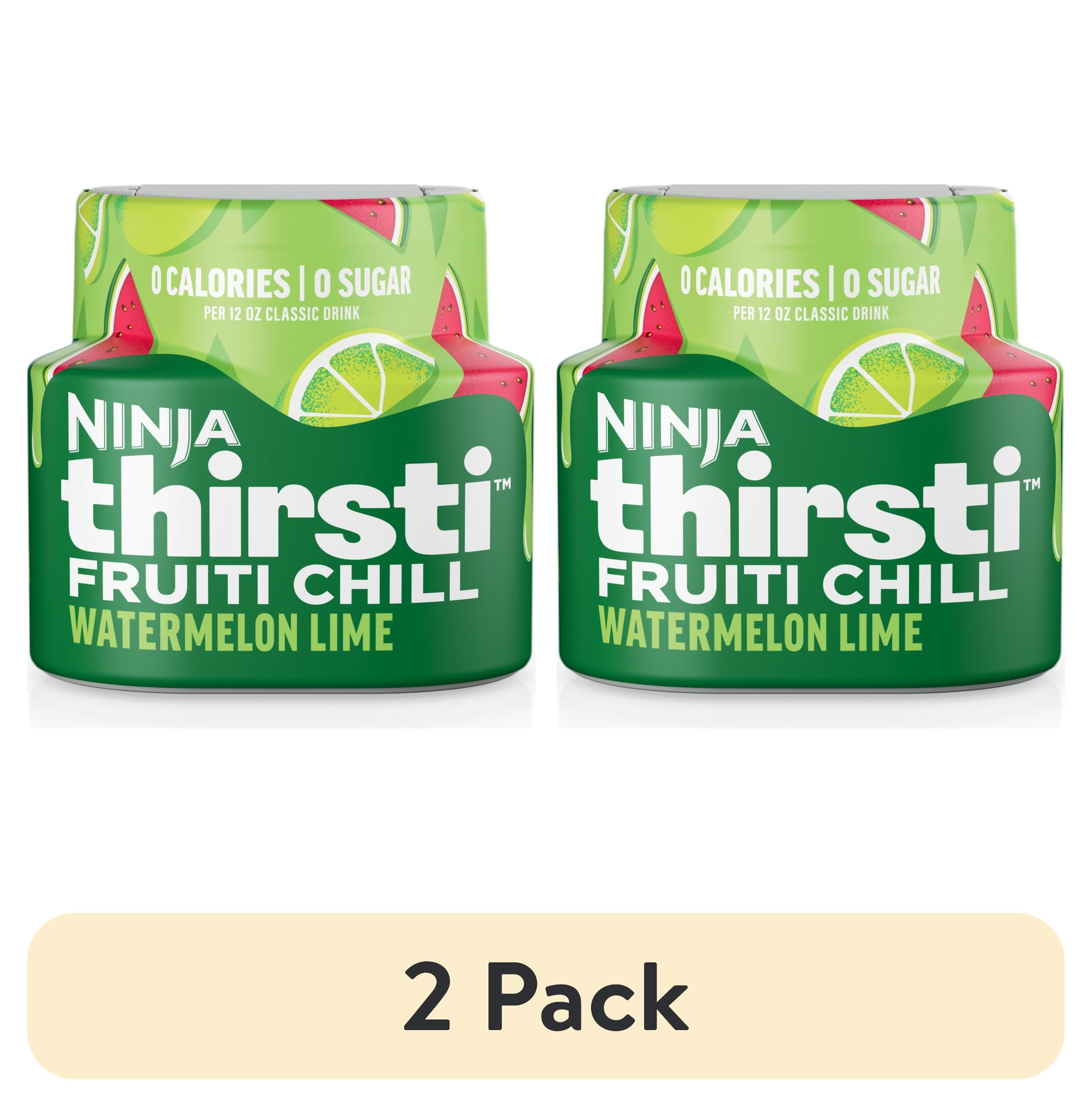 (2 pack) Ninja Thirsti FRUITI CHILL Watermelon Lime Flavored Liquid ...