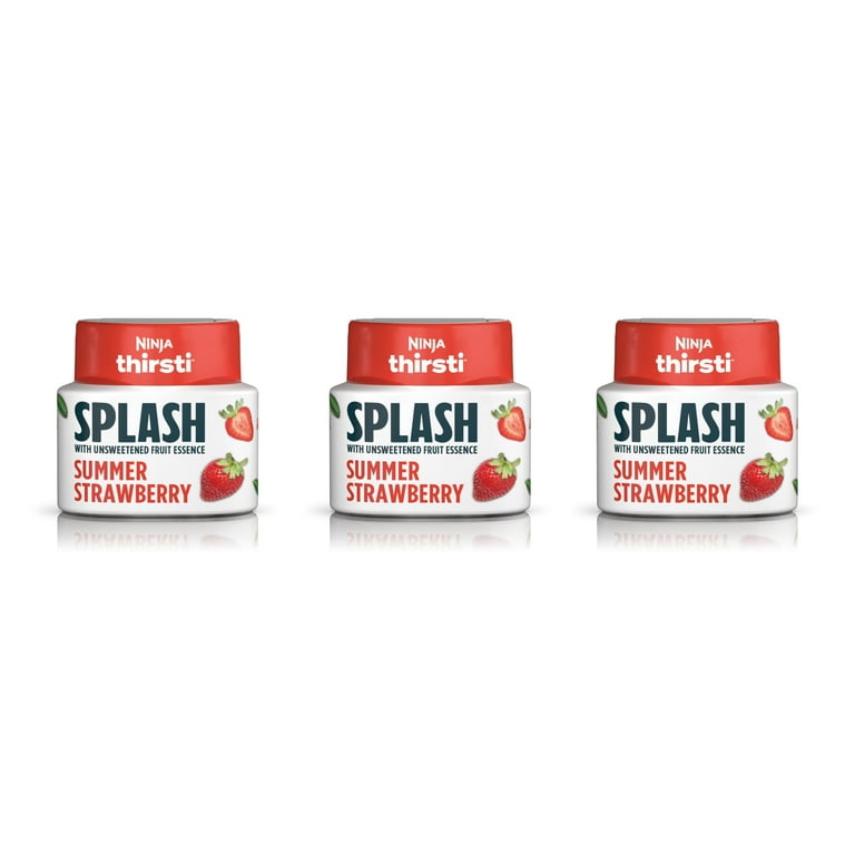 Ninja Thirsti Flavored Liquid Water Drops, SPLASH With Ninja Thirsti Flavored Liquid Water Drops, SPLASH With