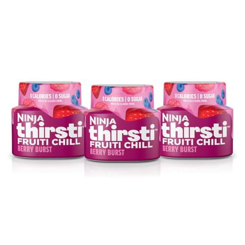 Ninja Thirsti Flavored Water Drops, FRUITI CHILL Berry Burst, Bold ...