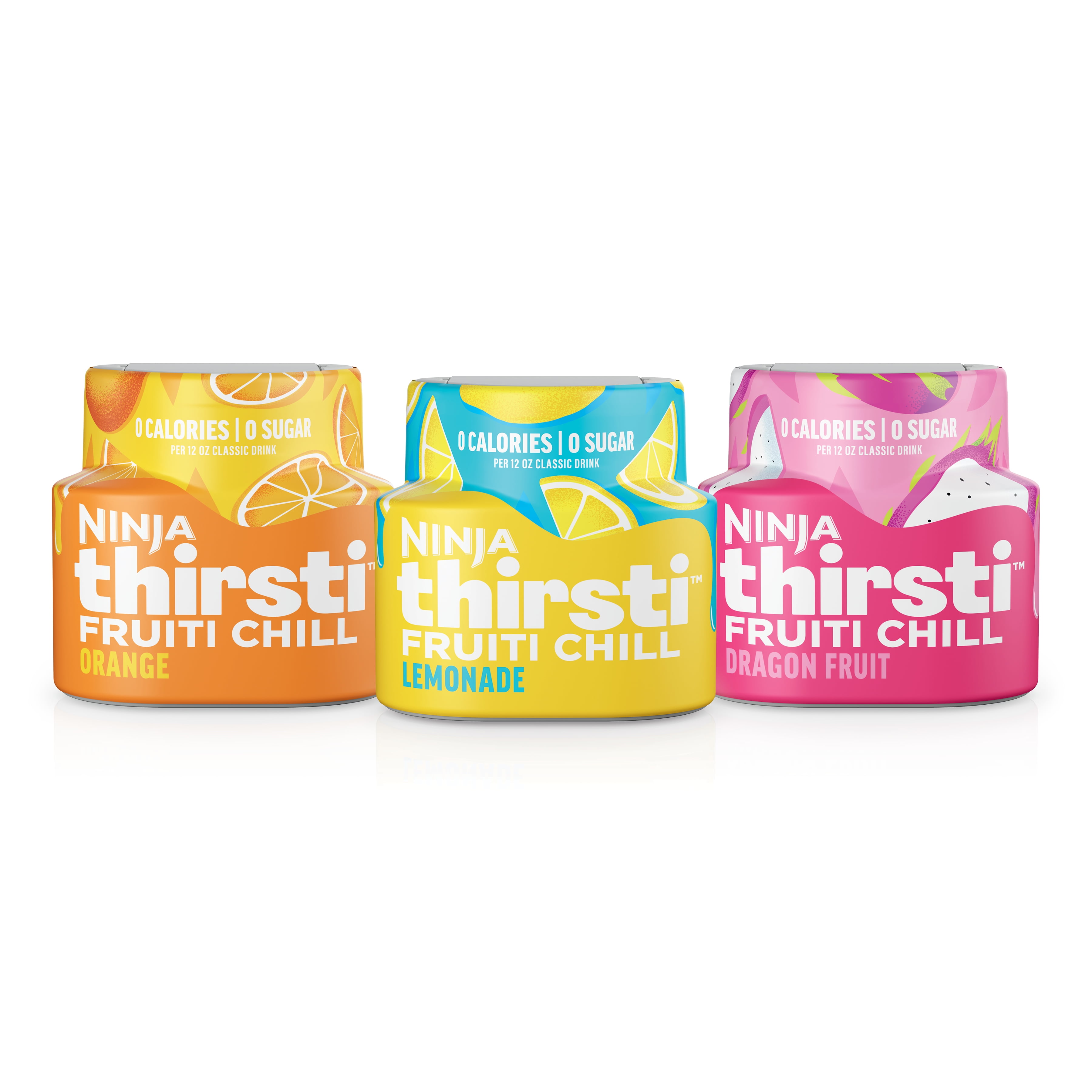 Ninja Thirsti FRUITI CHILL Flavored Liquid Water Drops, Variety 3 Pack ...