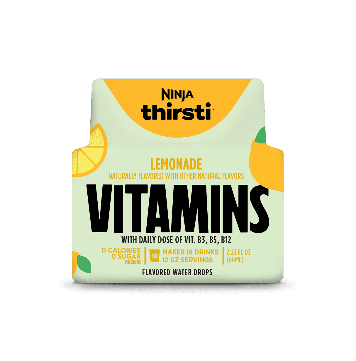 Ninja Thirsti Flavored Water Drops, Lemonade, Vitamins Sweetened ...