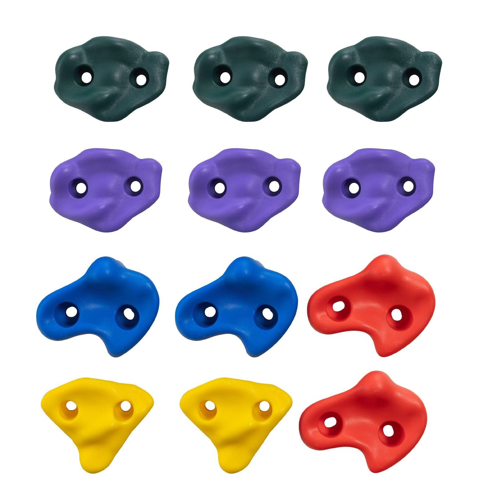 Ninja Tree Climbing Kit - 12 Climbing Holds, 6 Ratchet Straps, Outdoor ...