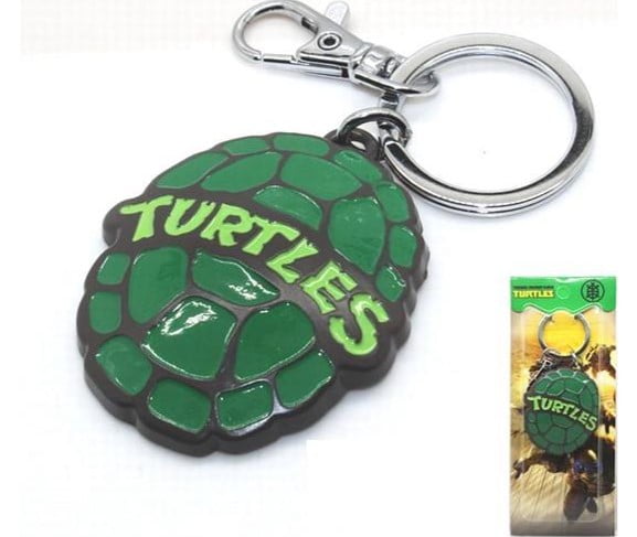 Ninja Turtle Shell Keychain Key Ring - Walmart.com