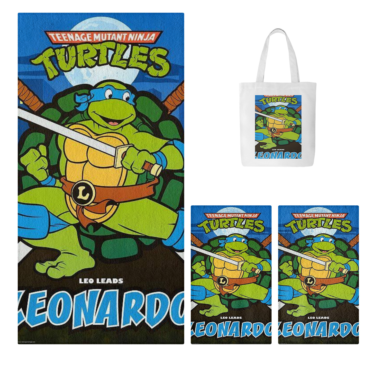 Ninja Turtles 100*180 Bath Towel with Storage Bag - Walmart.com