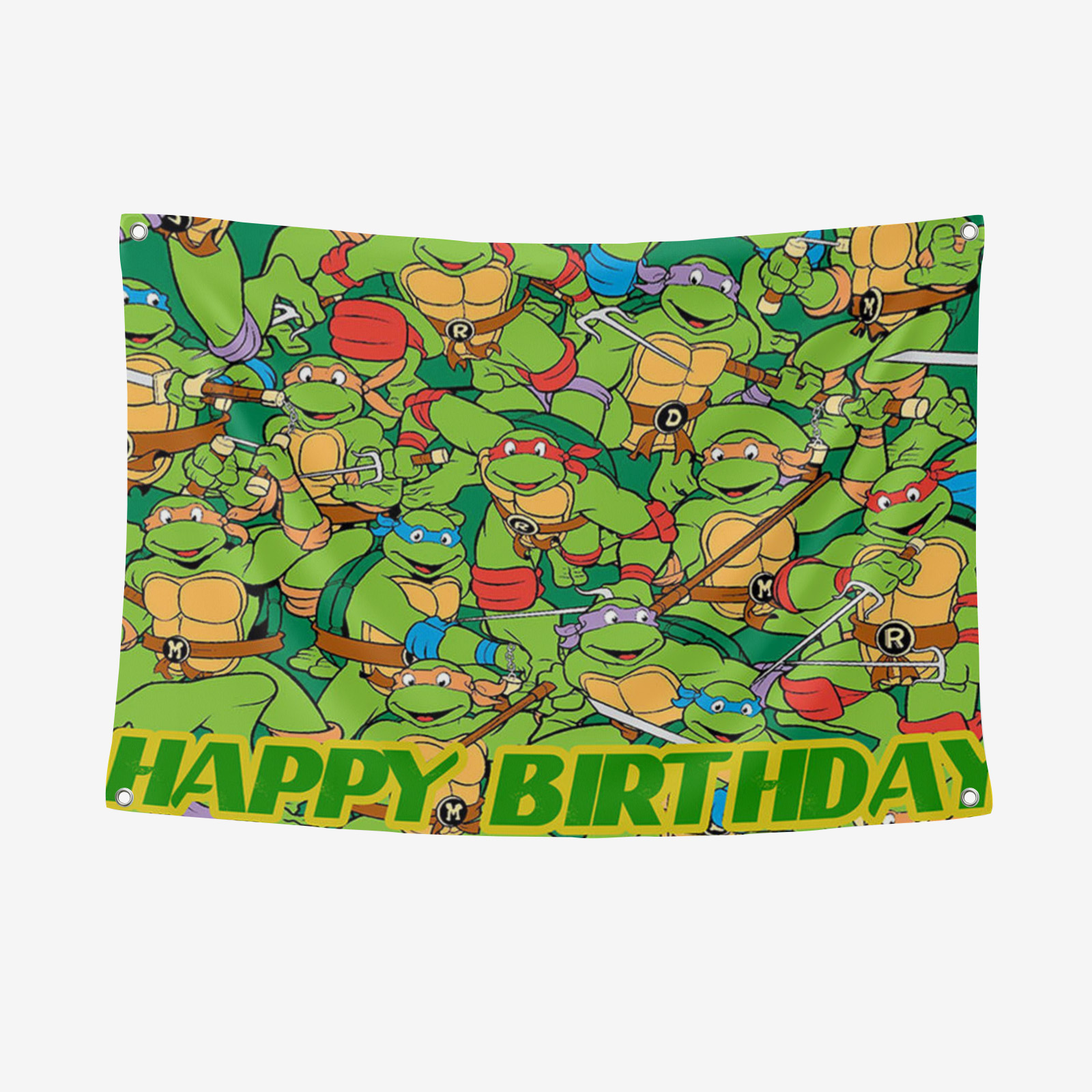 Ninja Turtles 31.5*47.2IN/80*120CM Banner Background Backdrop - Walmart.com