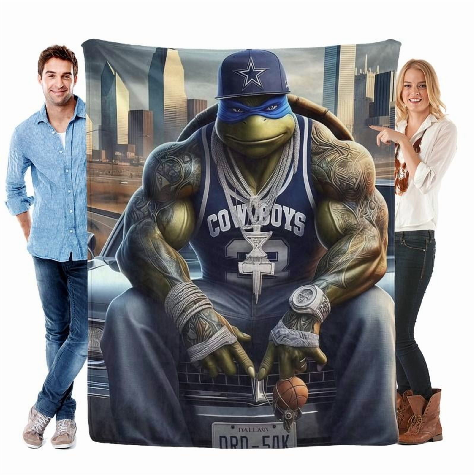 Ninja Turtles Flannel Blanket: Super Soft, Fashion Tattoo Design for ...