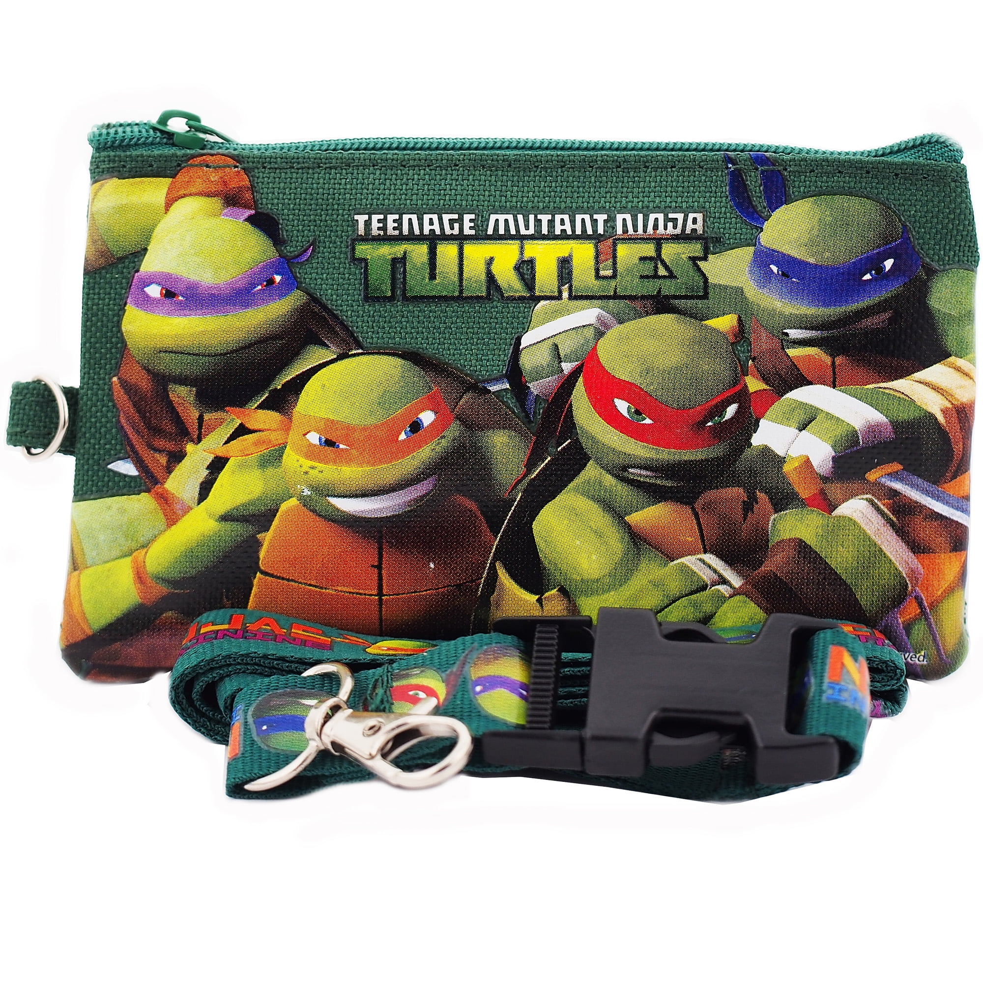 Ninja Turtles Green Lanyard with Detachable Coin Purse - Walmart.com