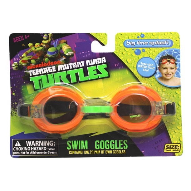Ninja Turtles Kids Swim Goggles - Walmart Business Supplies