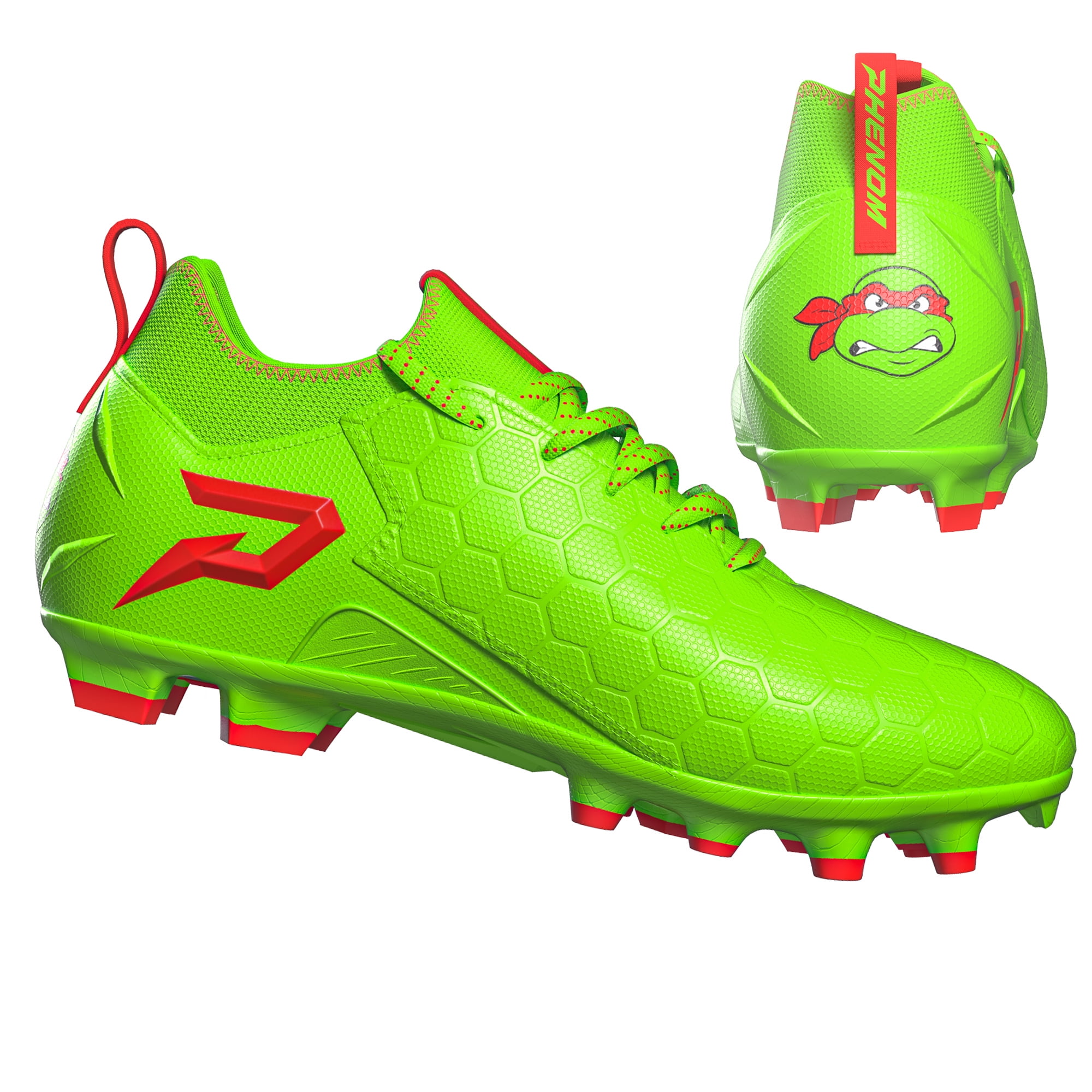 Ninja Turtles: Raphael Football Cleats – Quantum Speed 2.0 by Phenom ...