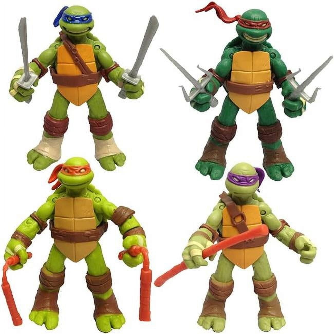 Ninja Turtles Toys & Ninja Action Figures - Pack of 4 - Walmart.com