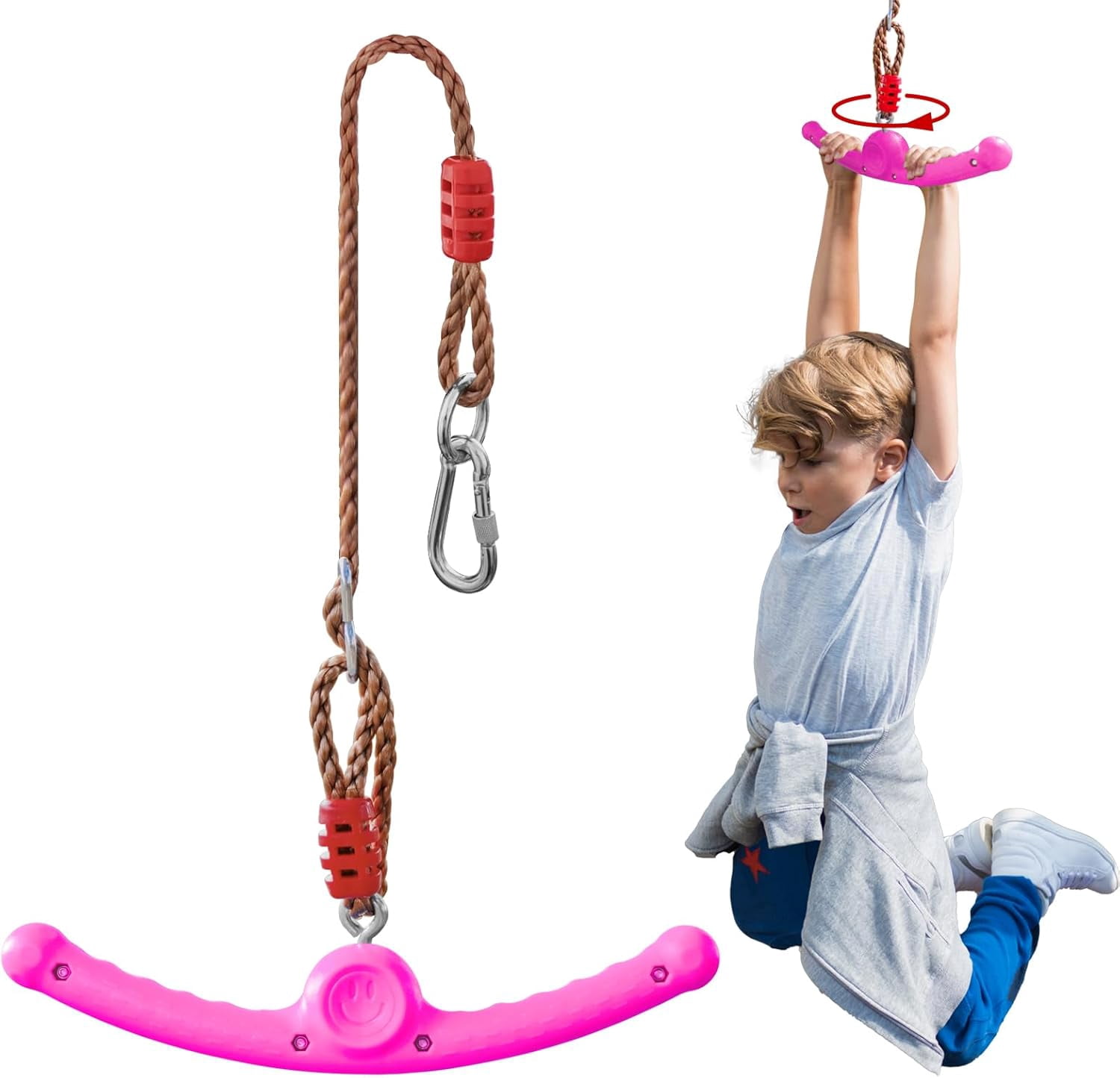 Ninja-Twister 360° Spin Handle: Slackline Swing Attachment for Kids ...