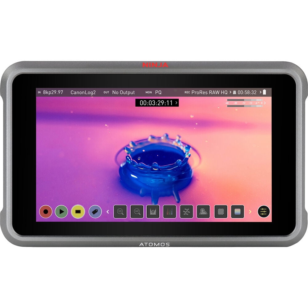 Atomos Ninja V+ Camera Monitor: 5.2'' 8K HDMI H.265 Raw Recording ...