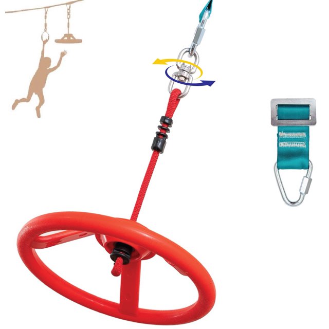 Ninja Wheel Obstacle for Kids Slackline Hanging Wheel for Ninja Warrior ...
