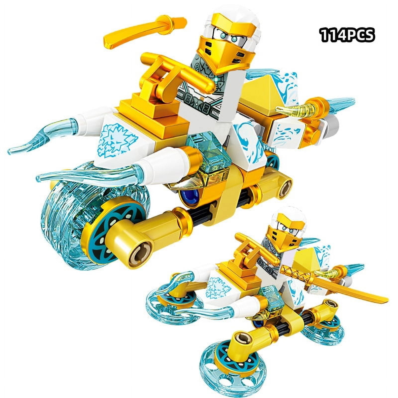 Ninja Wings Lloyd Hydro Legacy Motorcycle Motor Kai Building Blocks Model Sets Action Figures ...