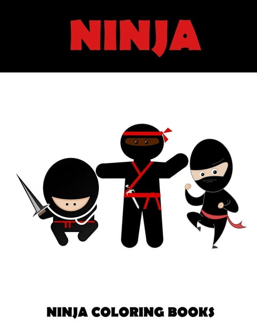 Ninja coloring books: Ninja coloring books: Activity coloring books for ...