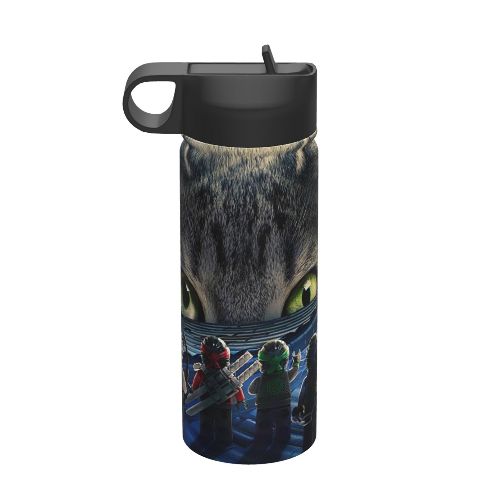 Ninjago 18 Oz Insulated Water Bottle, Reusable Stainless Steel Metal ...